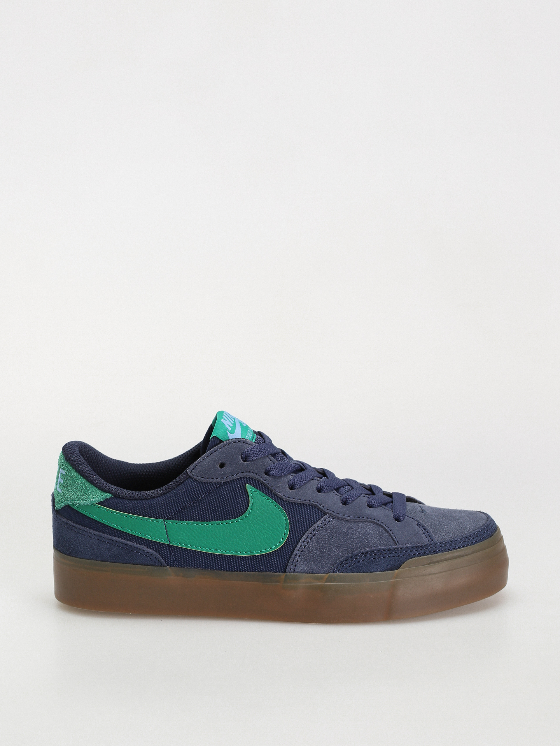 Nike SB Zoom Pogo Plus Shoes - navy blue (midnight navy/malachite obsidian)