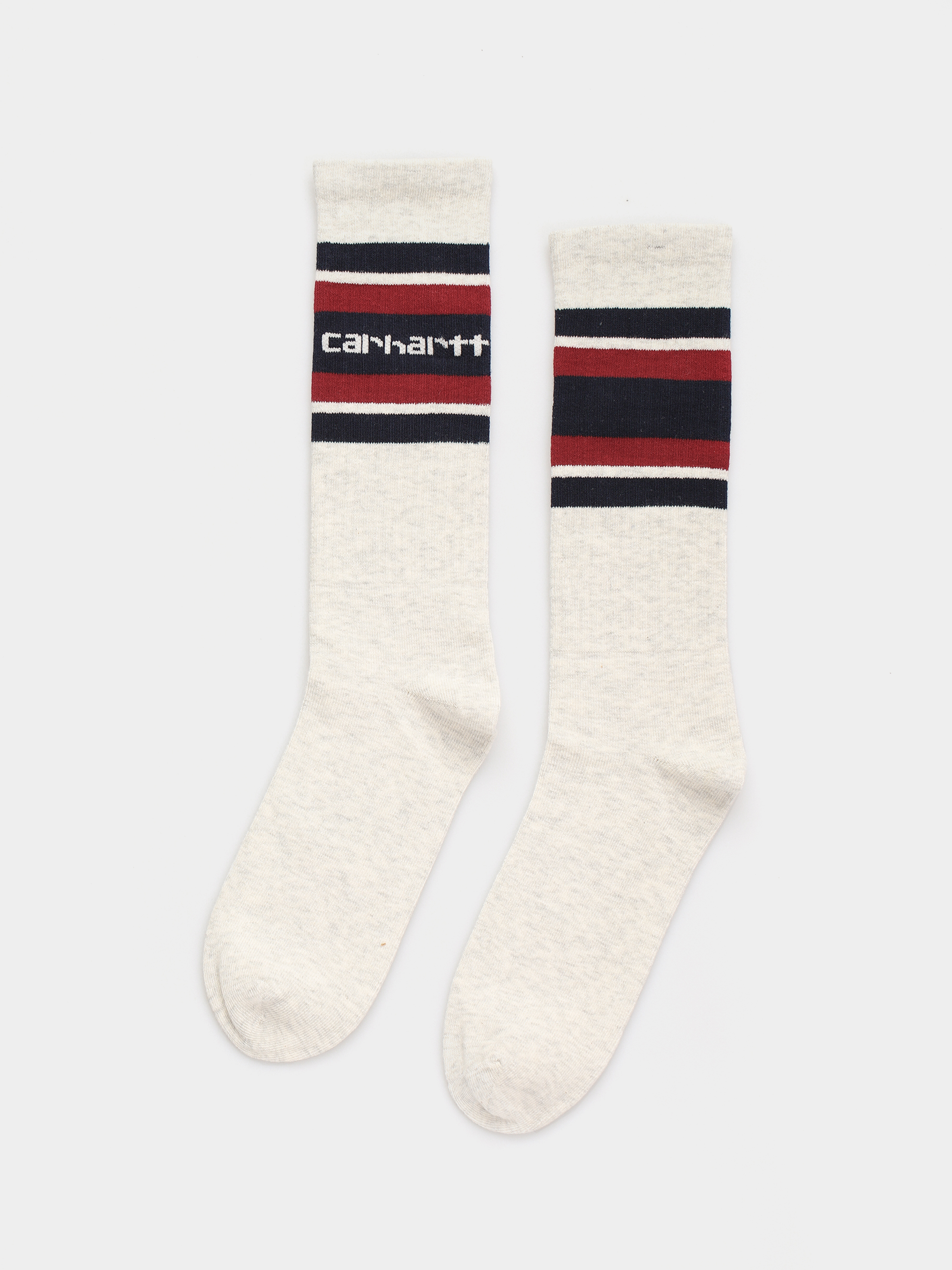 Carhartt WIP Socks Connors - grey (ash heather/air force blue/scarlet)
