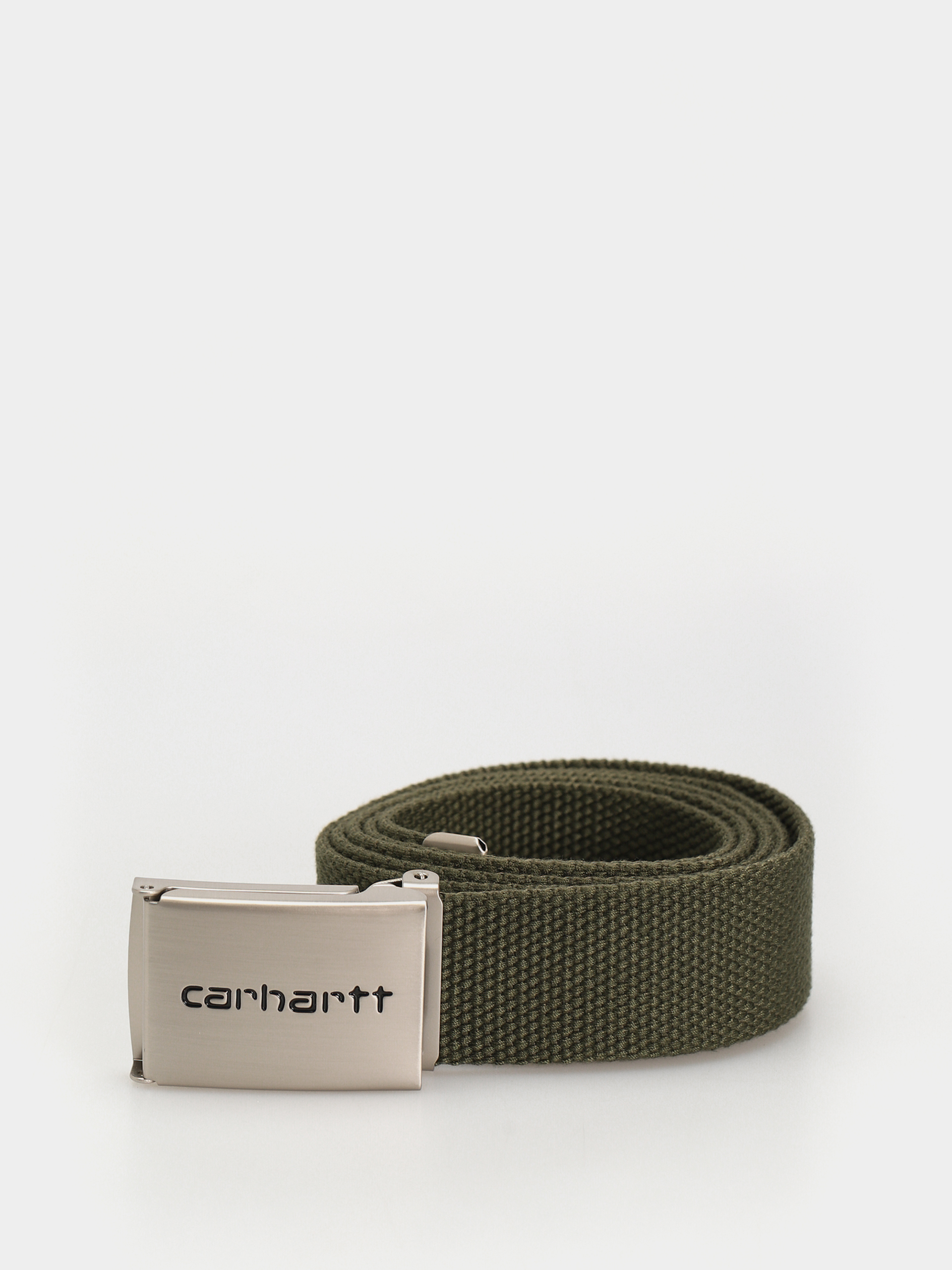 Carhartt WIP Belt Clip Belt Chrome - green (office green)