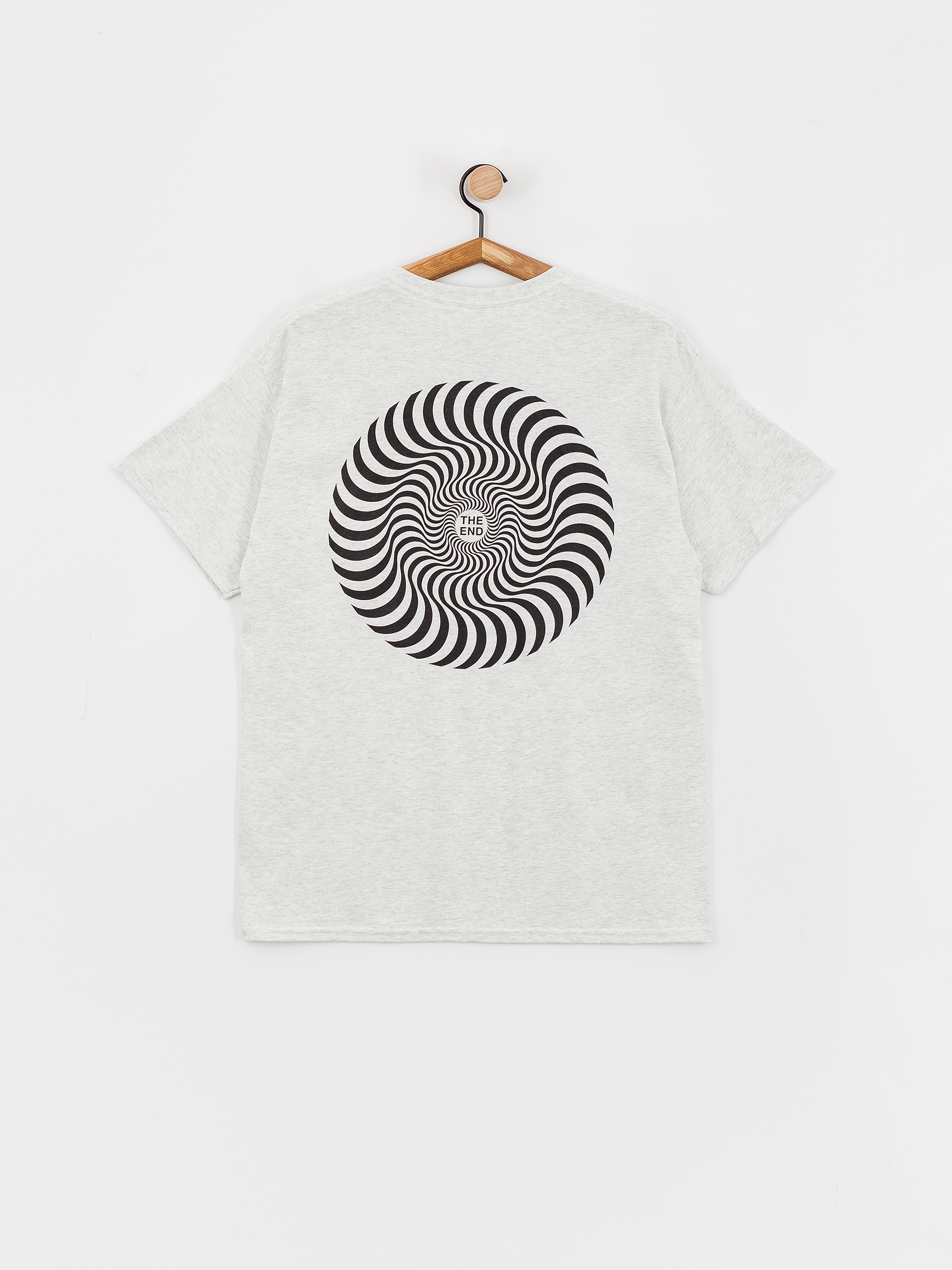 Spitfire T-Shirt Classic Swirl - grey (ash heather/black)