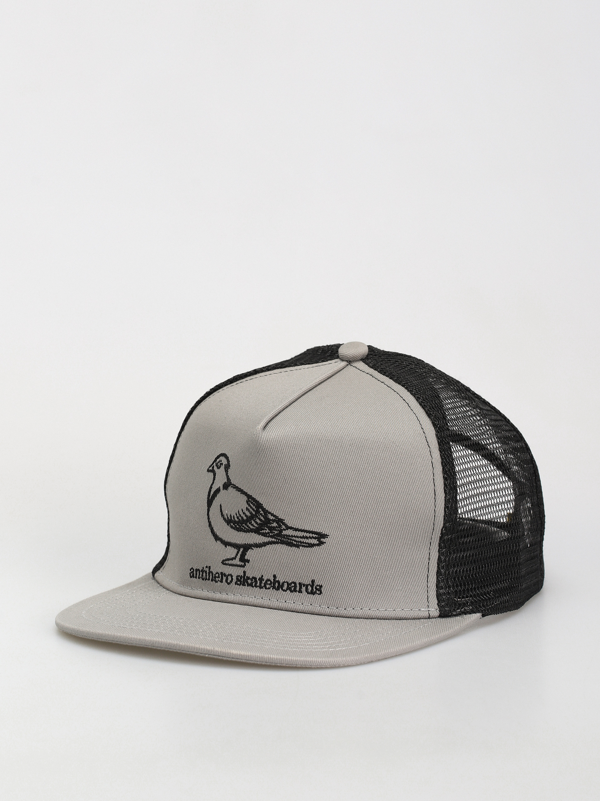 Antihero Basic Pigeon Snap Cap - grey (silver black)