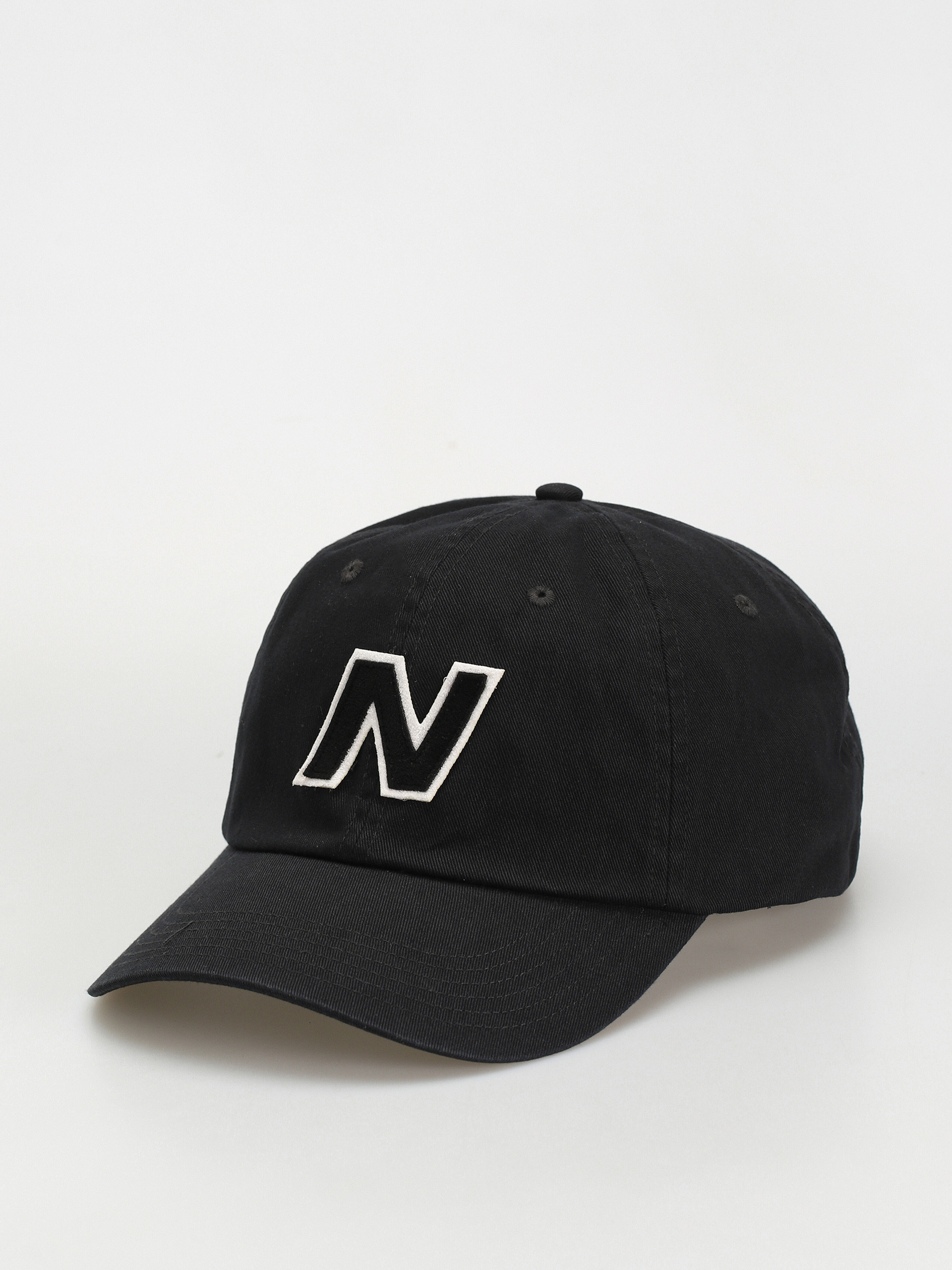 New Balance 6 Panel Block N Snapback Cap - black (black)