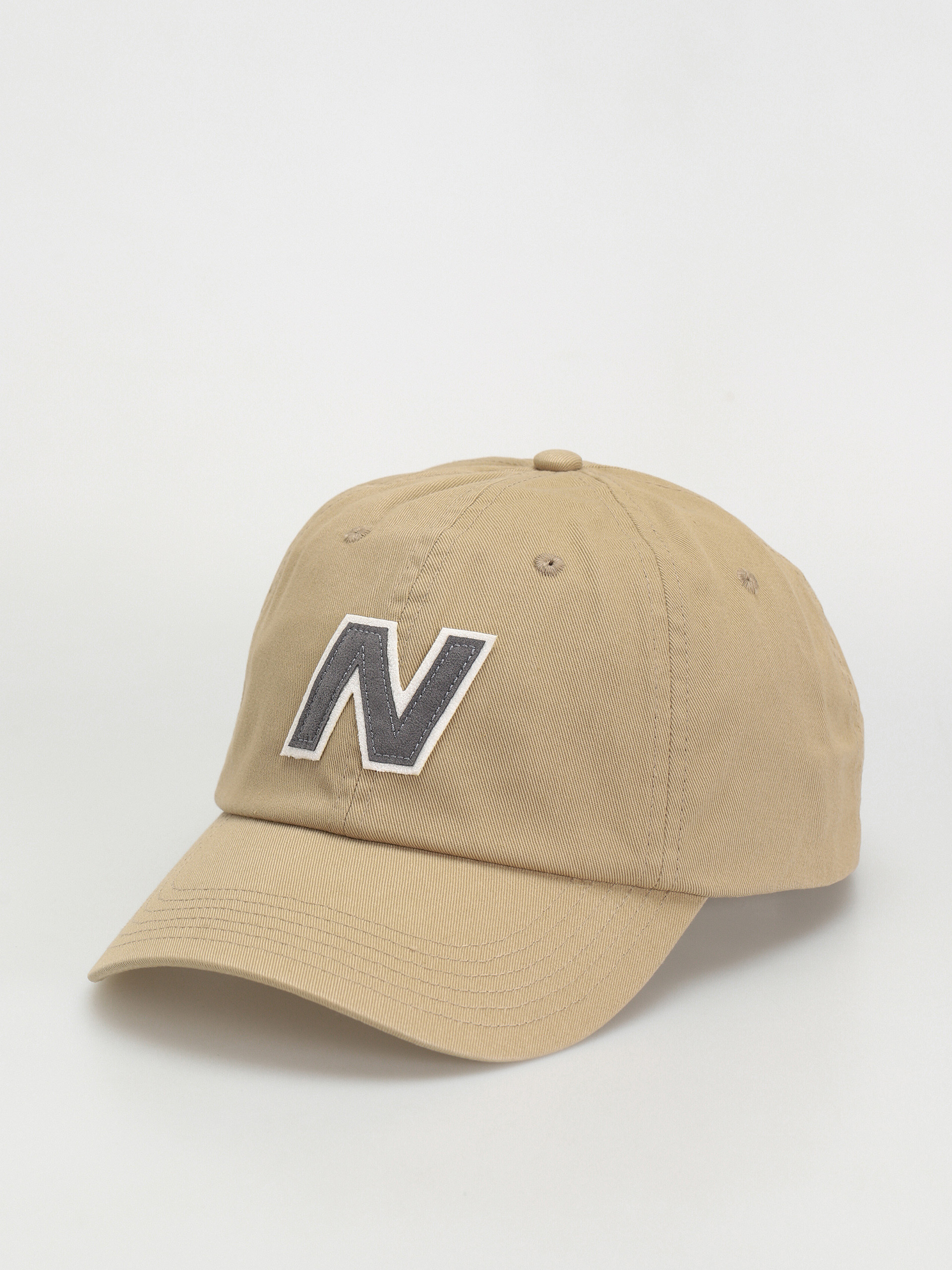 New Balance 6 Panel Block N Snapback Cap - brown (stoneware)