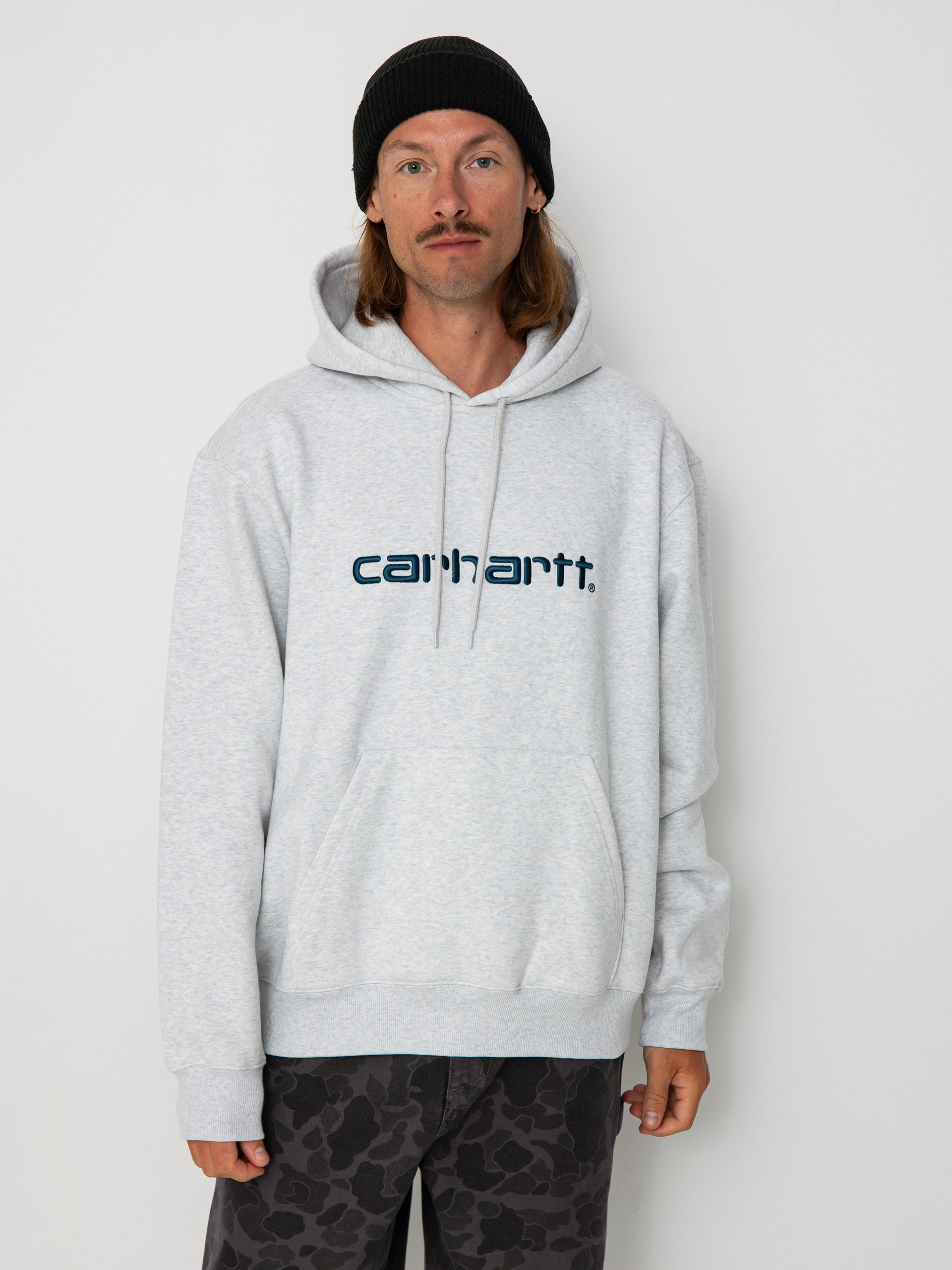 Carhartt WIP Carhartt HD Hoodie - grey (ash heather/duck blue)
