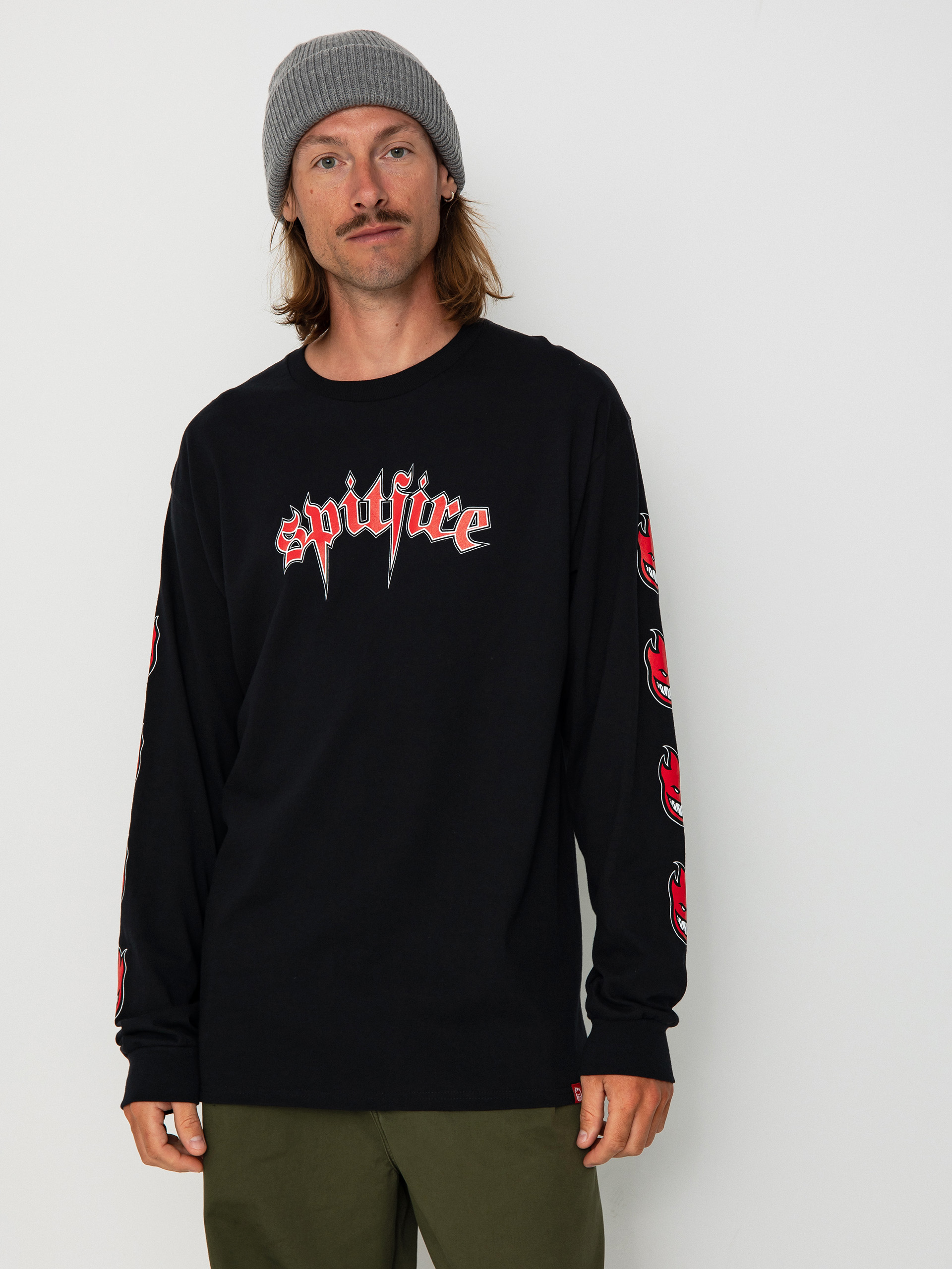 Spitfire Longsleeve Premium Nvm Bg - black (black)