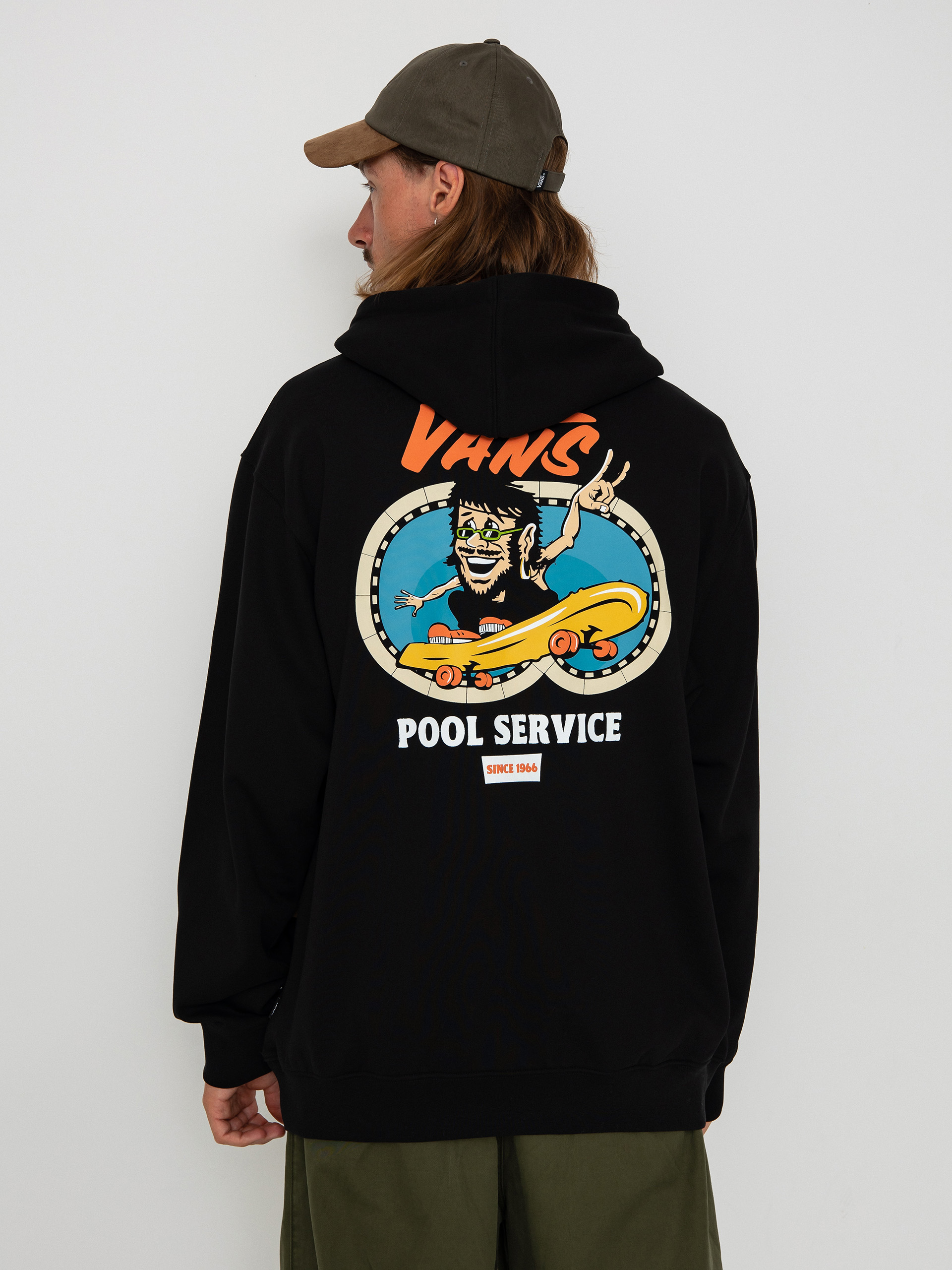 Vans Pool Service Loose HD Hoodie - black (black)