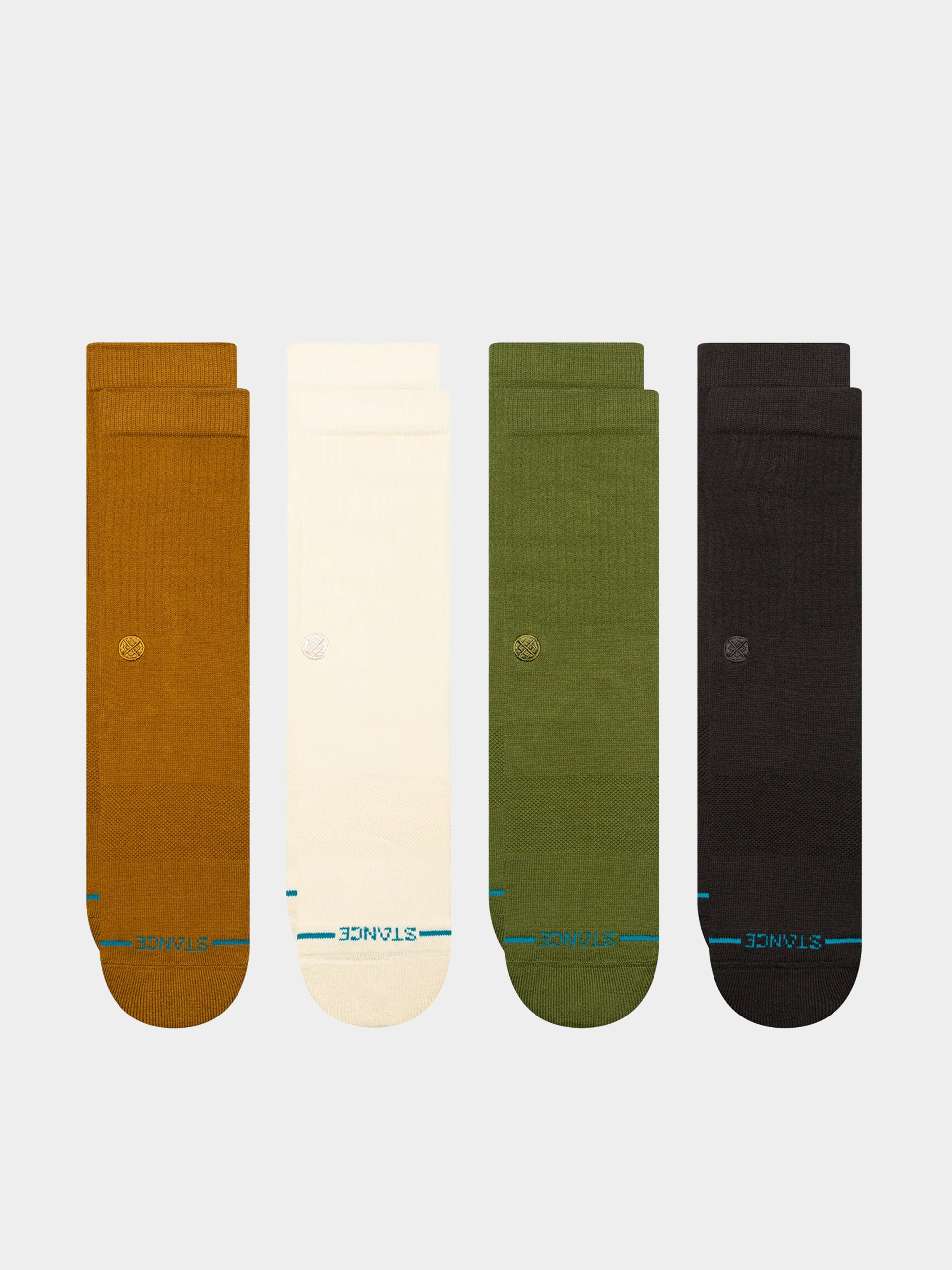 Stance Socks Icon Crew 4 Pack - multicolor (gold)