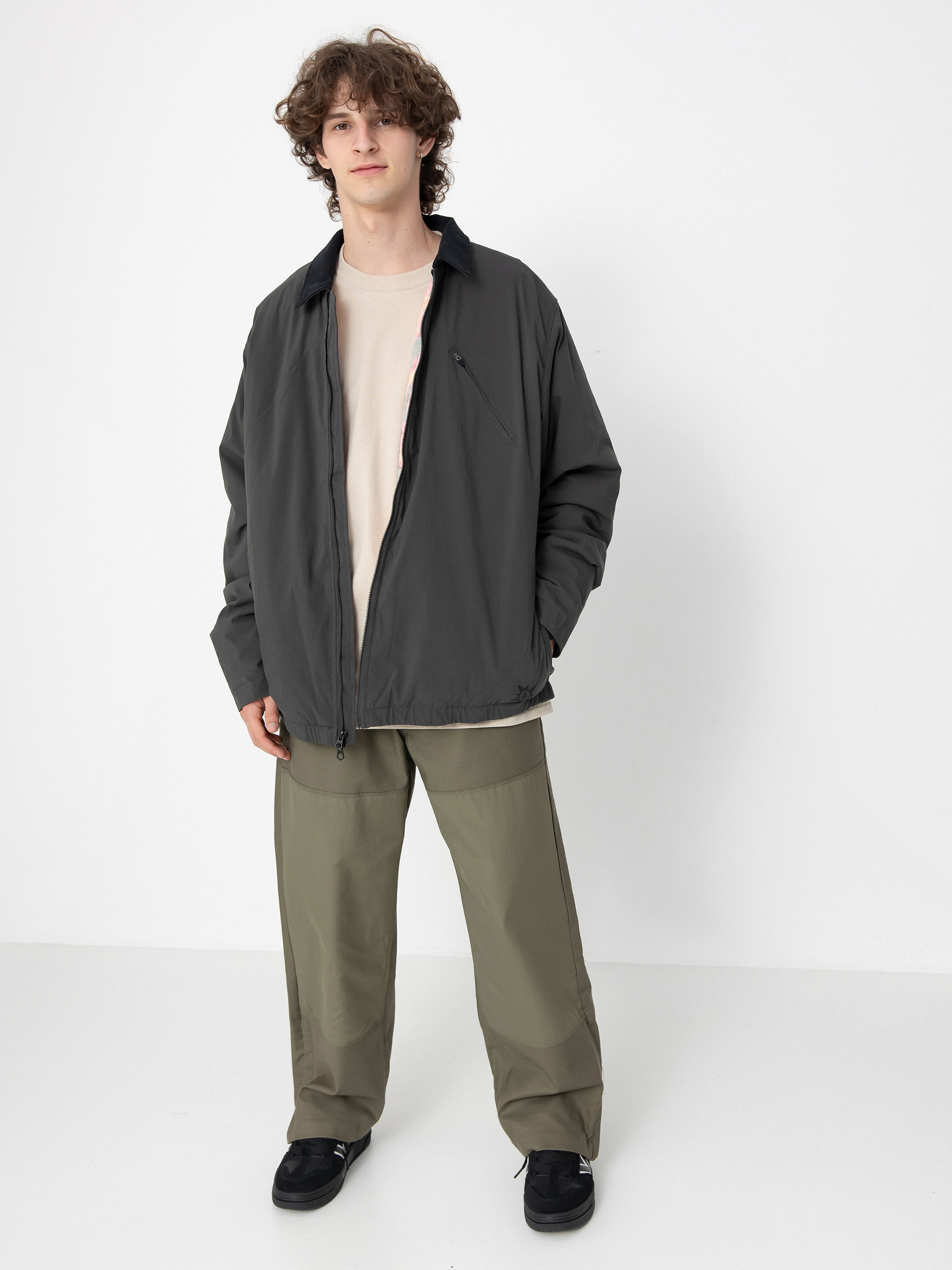 Volcom Jacket Tt B Iguchi Light - grey (stealth)