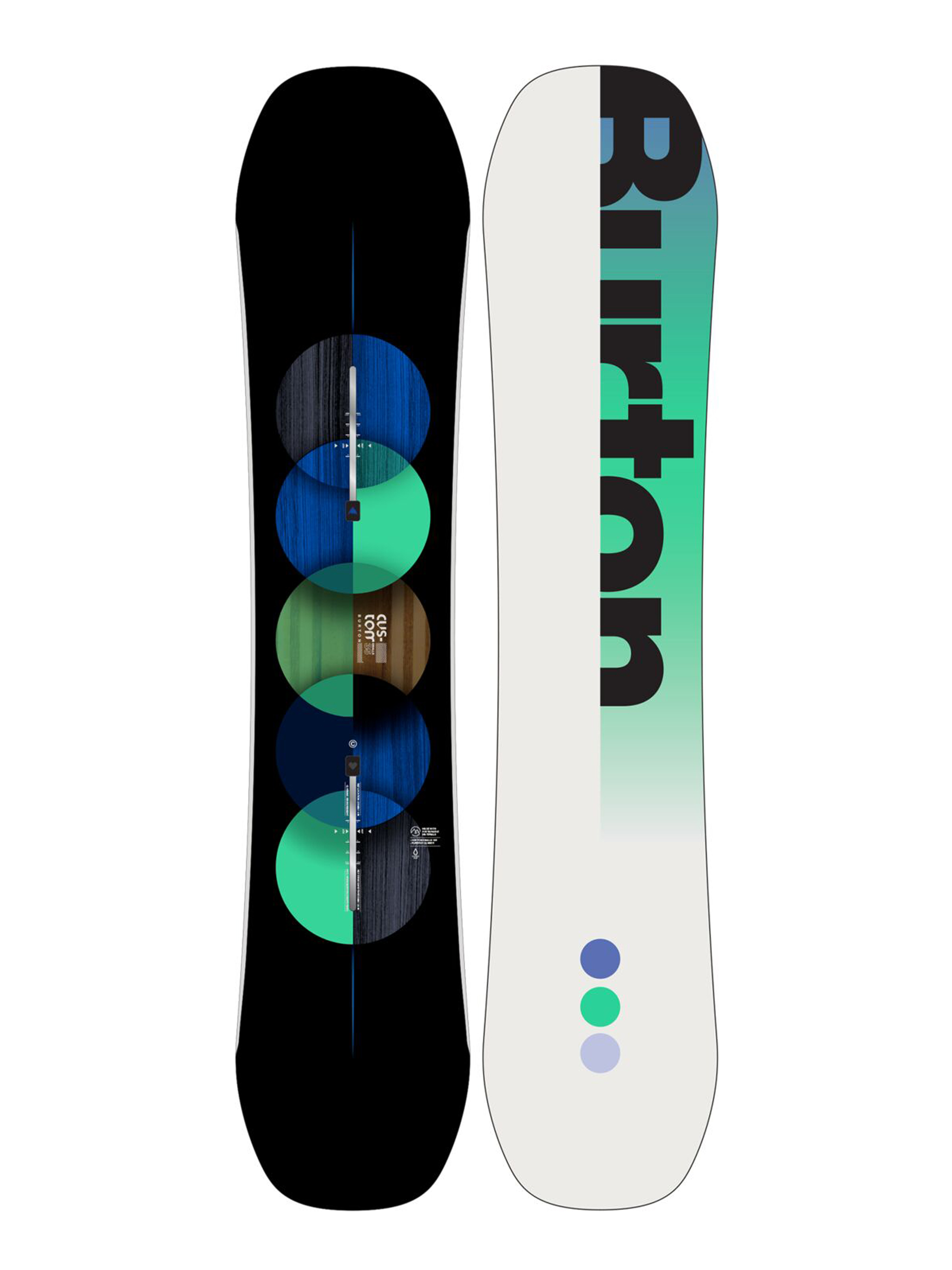 Burton Snowboard Custom Smalls - black