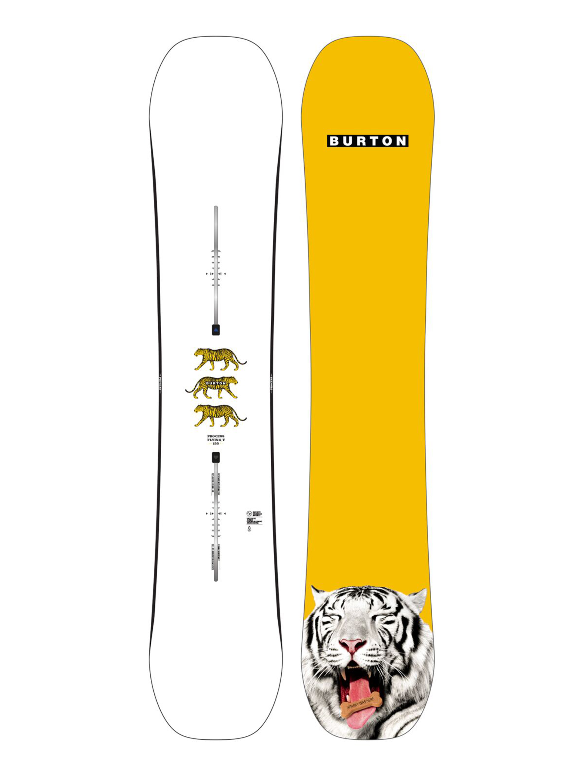 Burton Snowboard Process Flying V - white