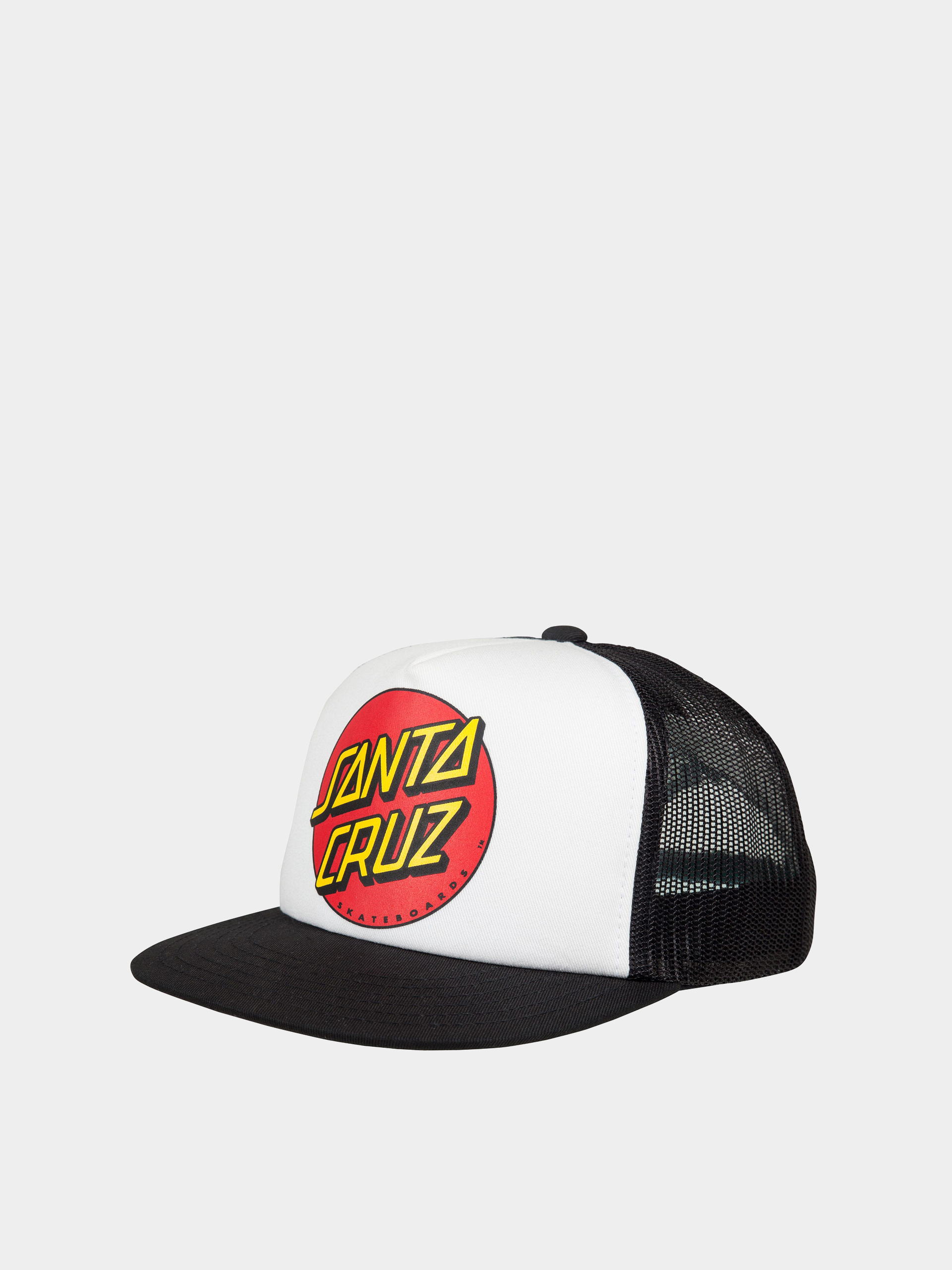 Santa Cruz Cap Classic Dot Snapback - white (white/black/red)