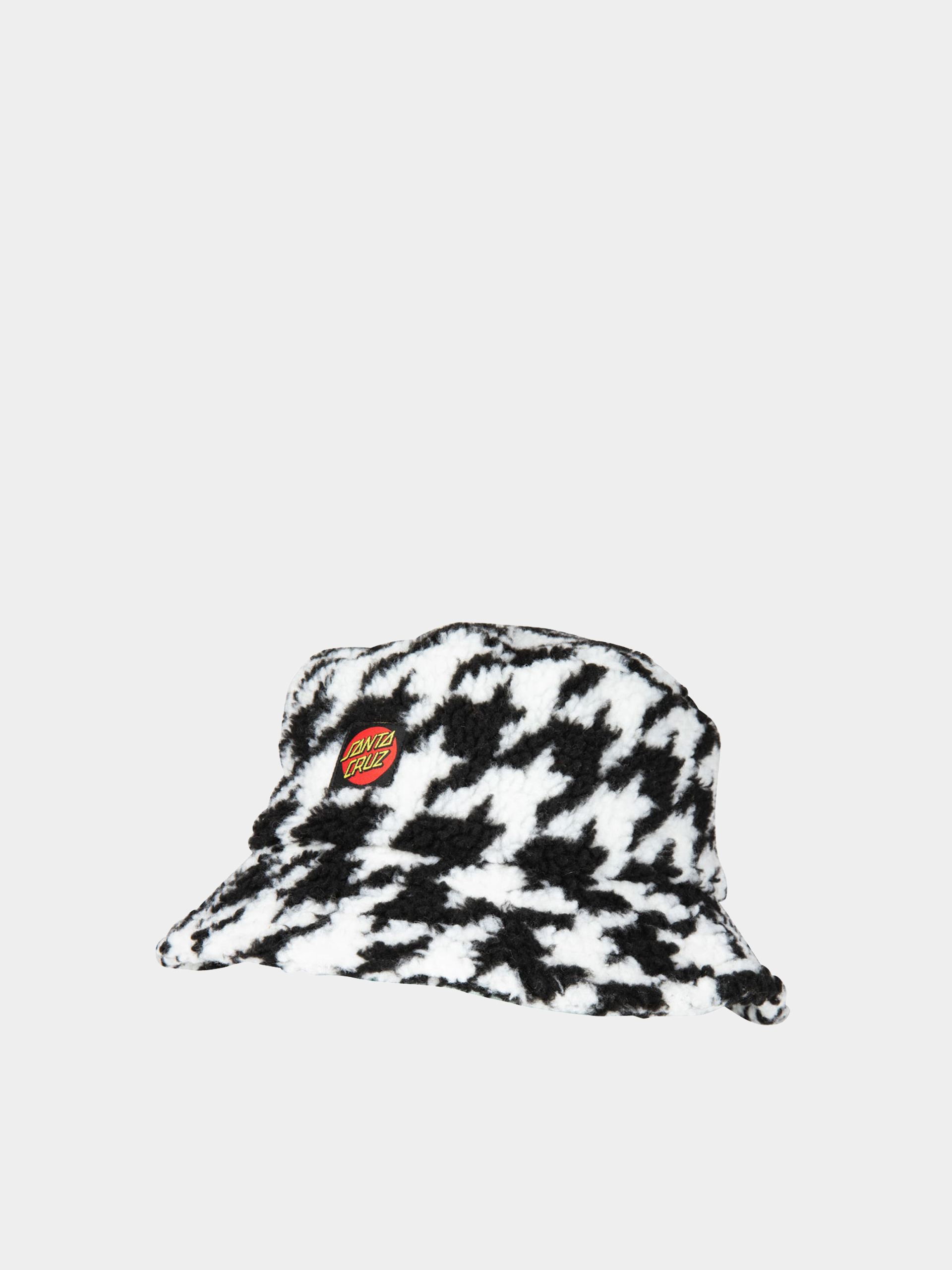 Santa Cruz Cap Classic Dot Sherpa Bucket Hat Wmn - black (black/white)