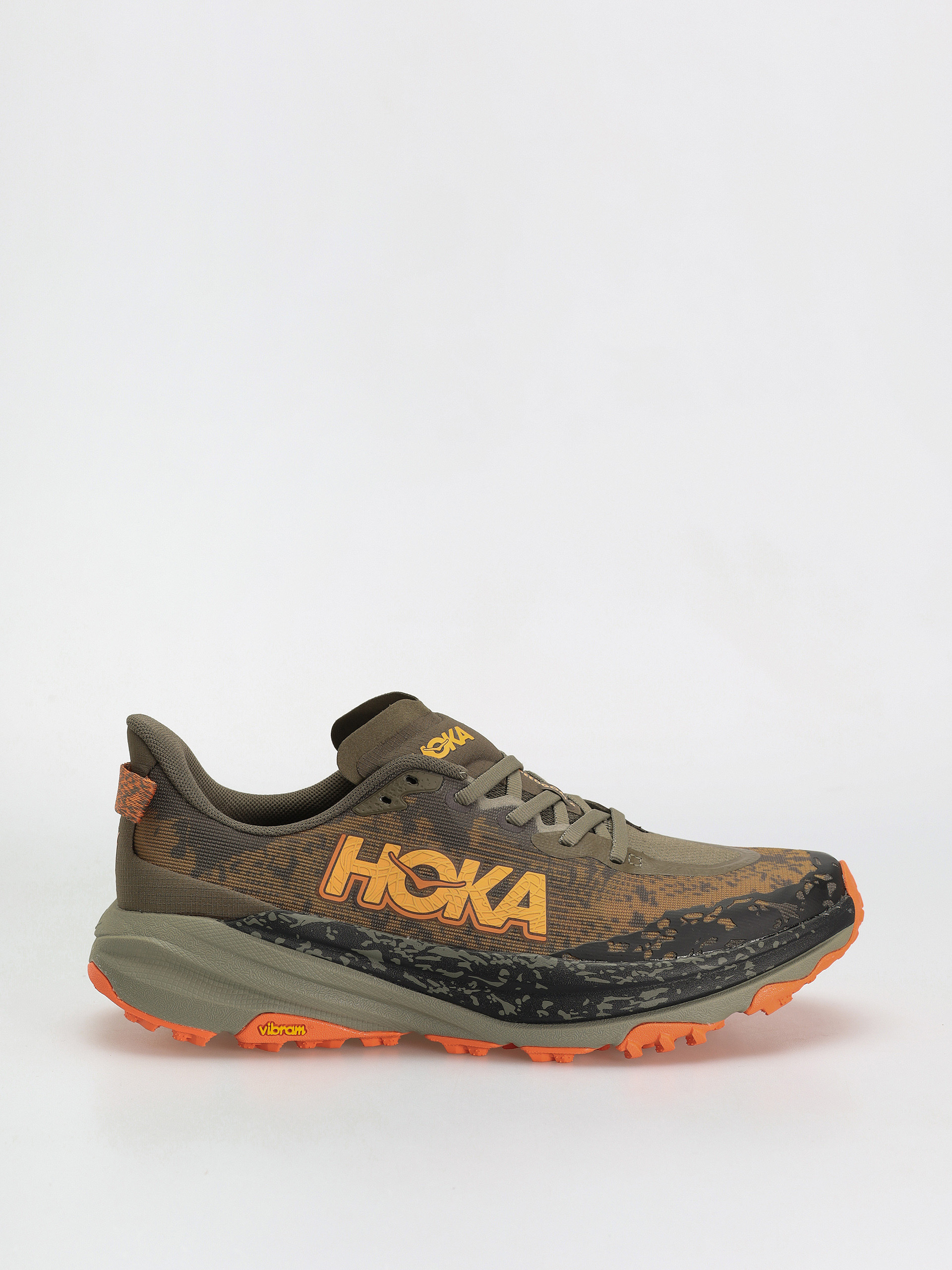 Hoka Shoes Speedgoat 6 - green (antique olive/squash)