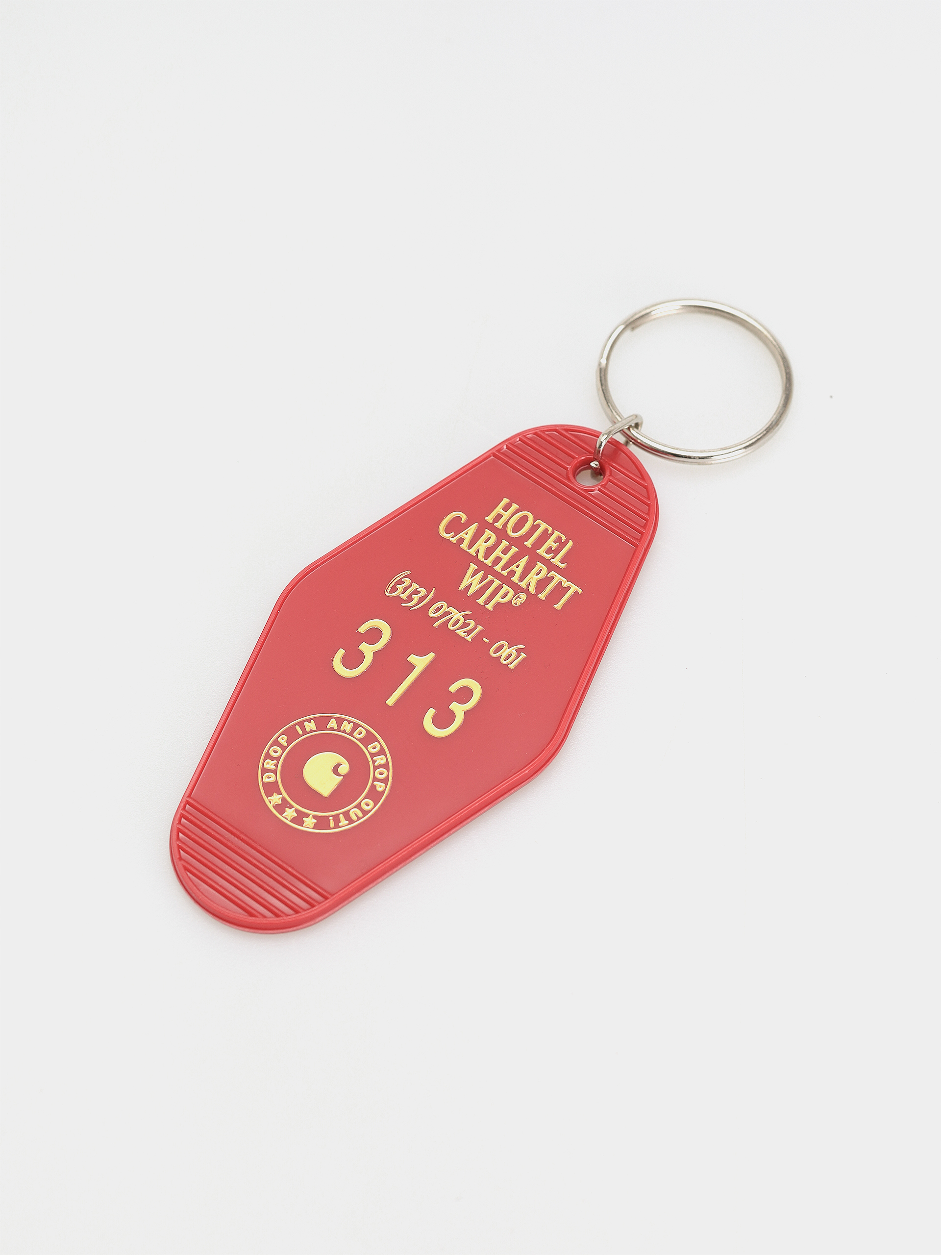 Carhartt WIP Keychain Hotel Keys - red (scarlet/winter spice)