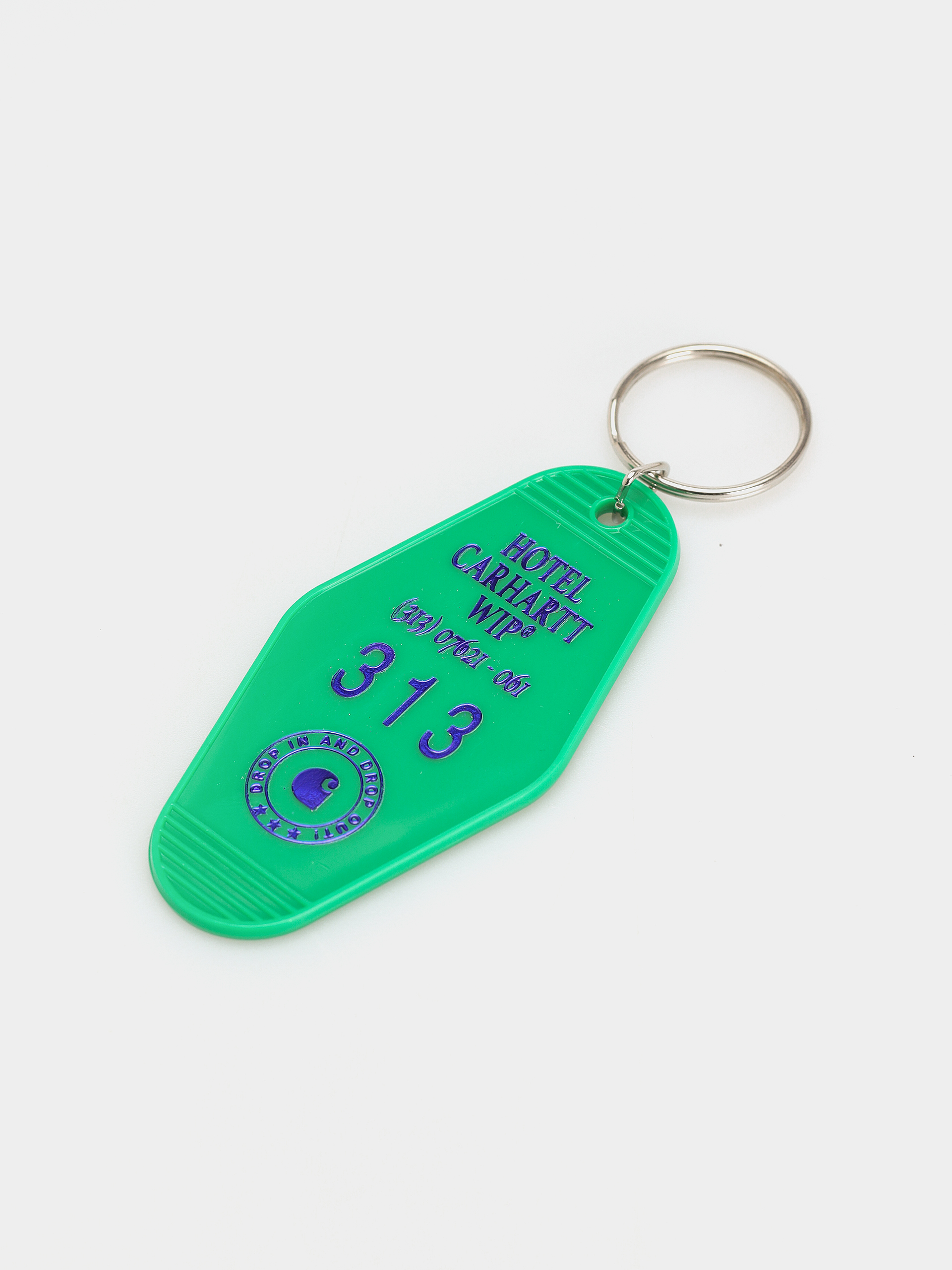 Carhartt WIP Keychain Hotel Keys - green (aspen green/aura)