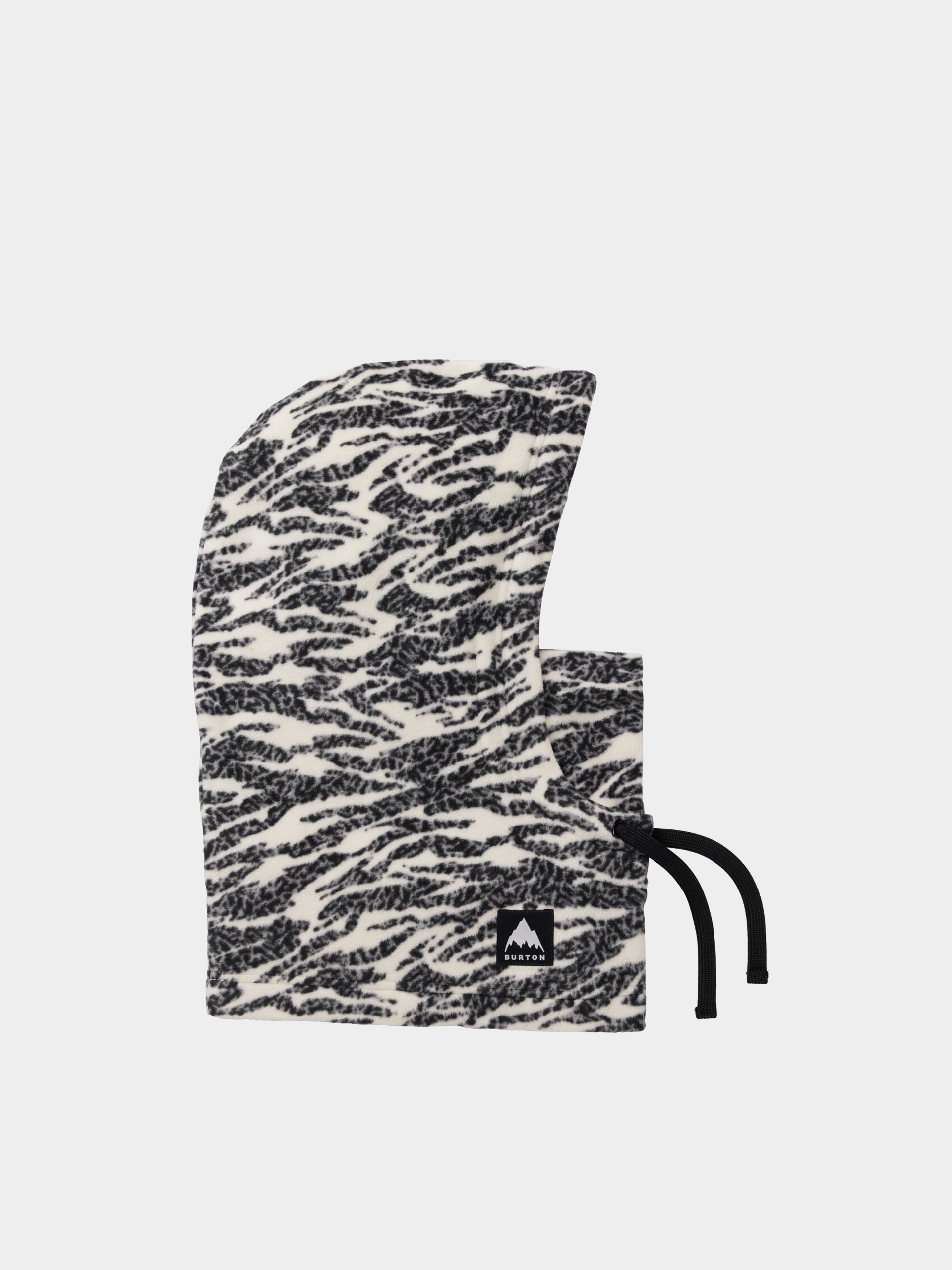 Burton Neckwarmer Burke Hood - black (zebra camo)