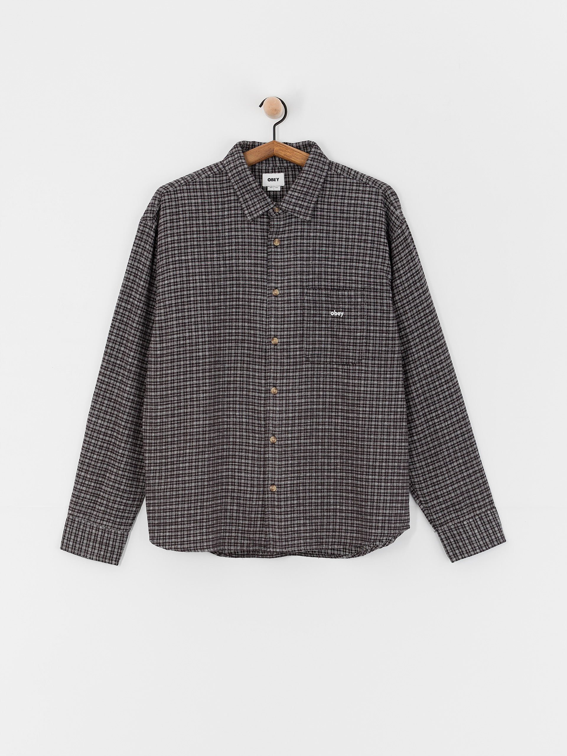 OBEY Bigwig Knox Shirt - black (black multi)