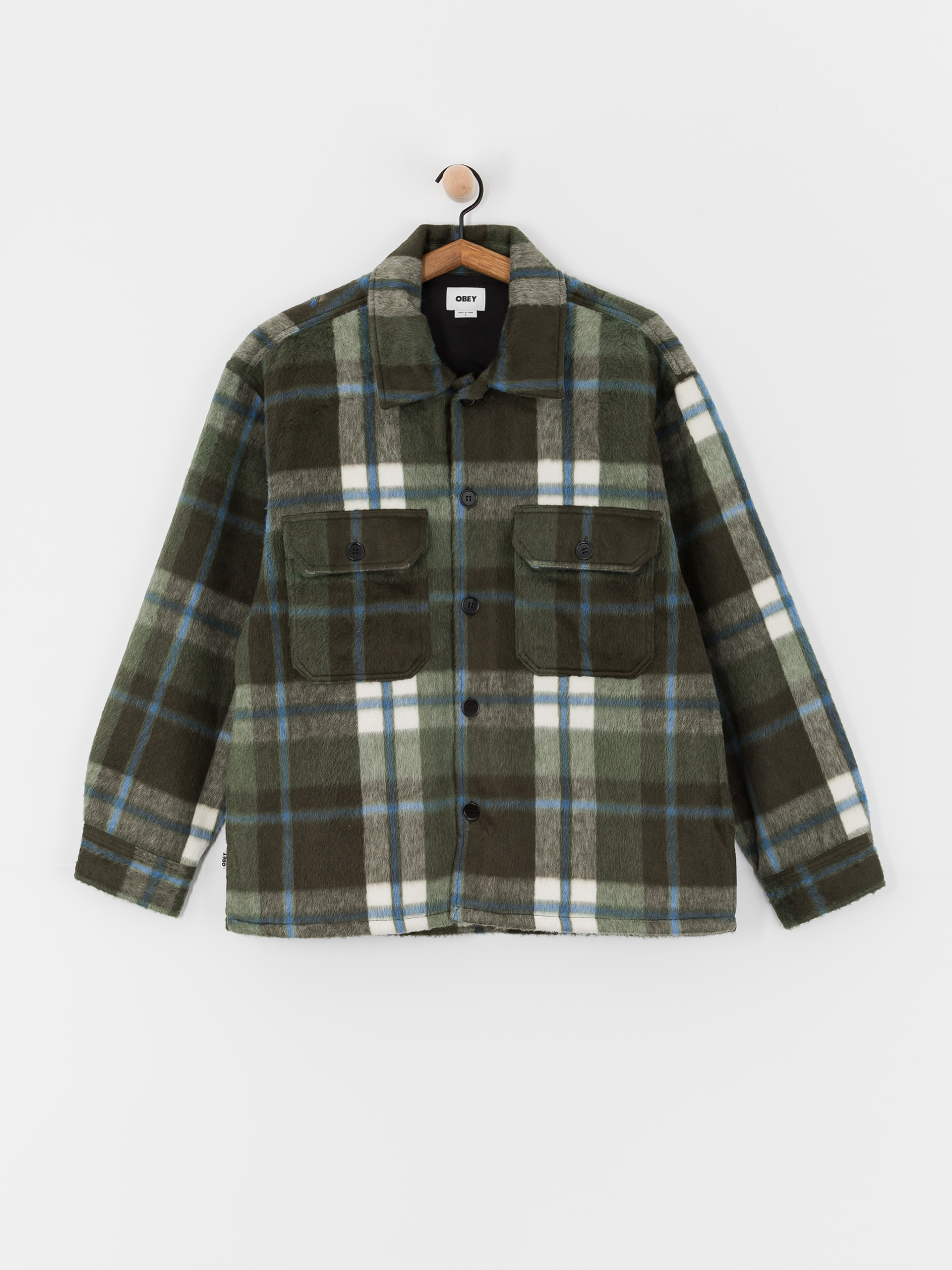 OBEY Stanton Jacket - green (rosin multi)