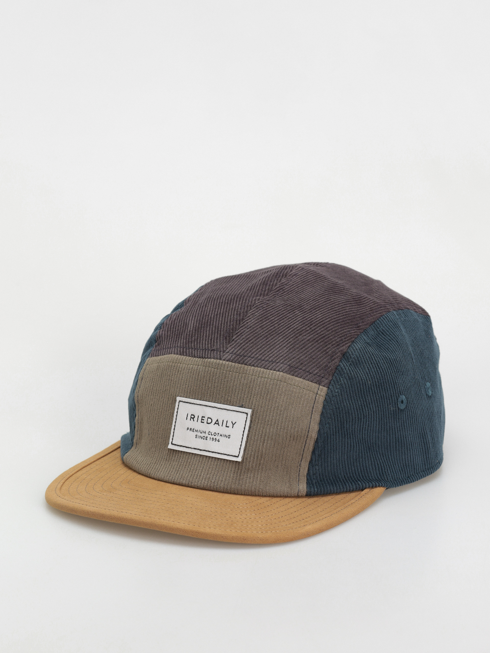 Iriedaily Corvin 5 Panel Cap - multicolor (hunter)