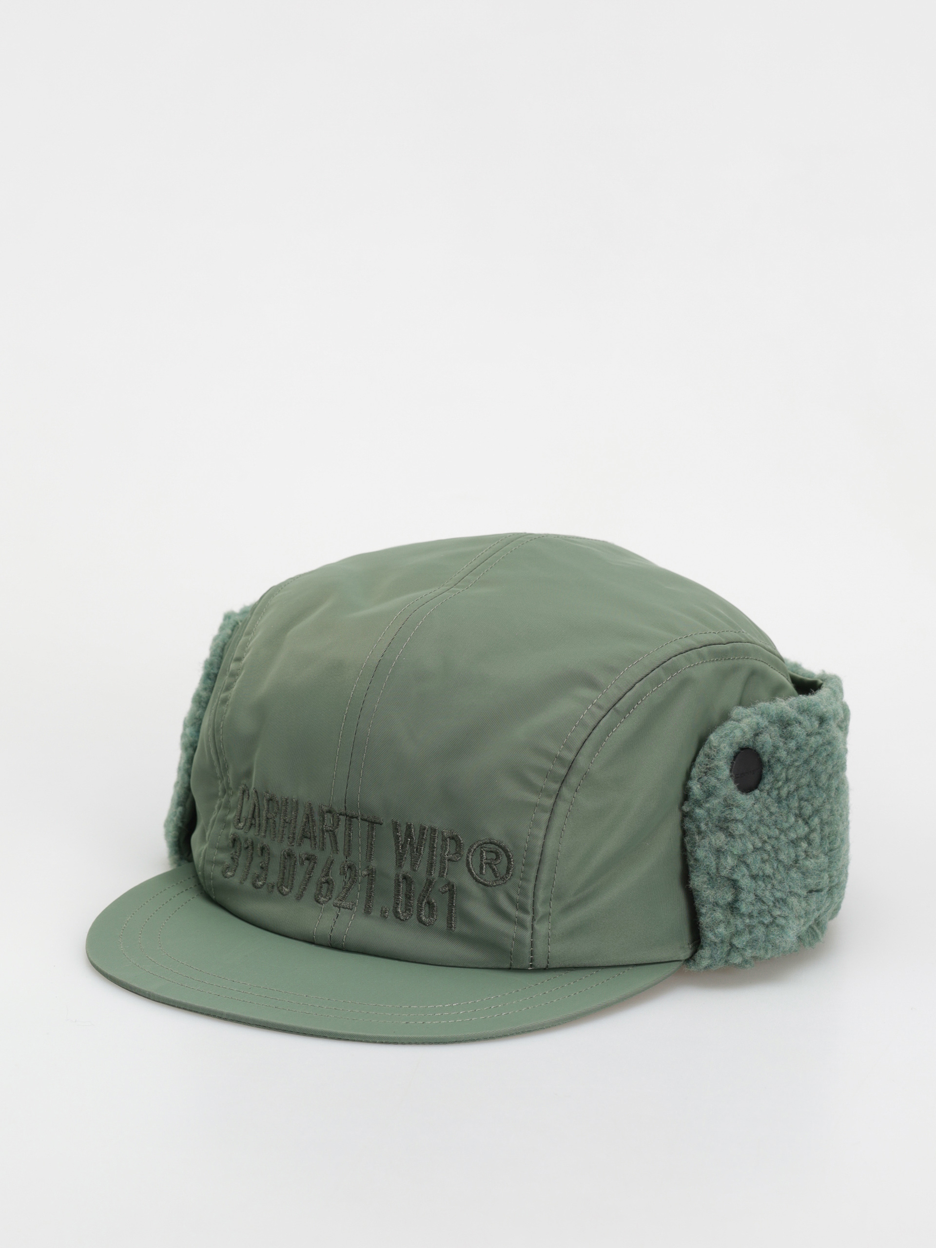 Carhartt WIP Olten Ear Guard Cap - green (duck green/duck green)