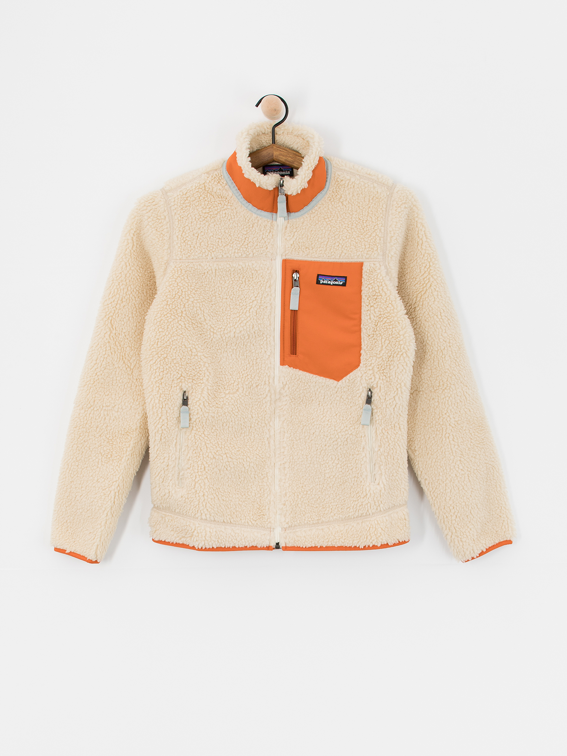 Patagonia Jacket Classic Retro X Wmn - beige (dark natural w/redtail rust)