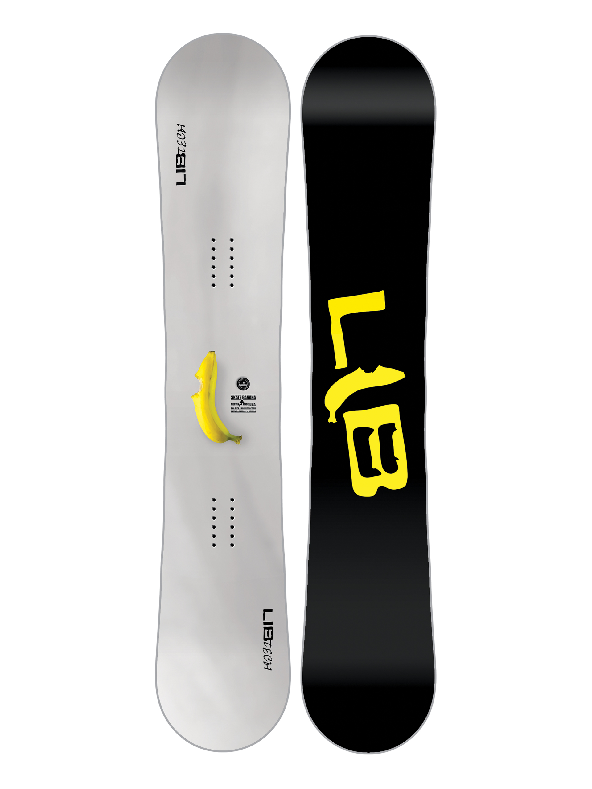 Lib Tech Snowboard Skate Banana - white, black, multicolor (black)