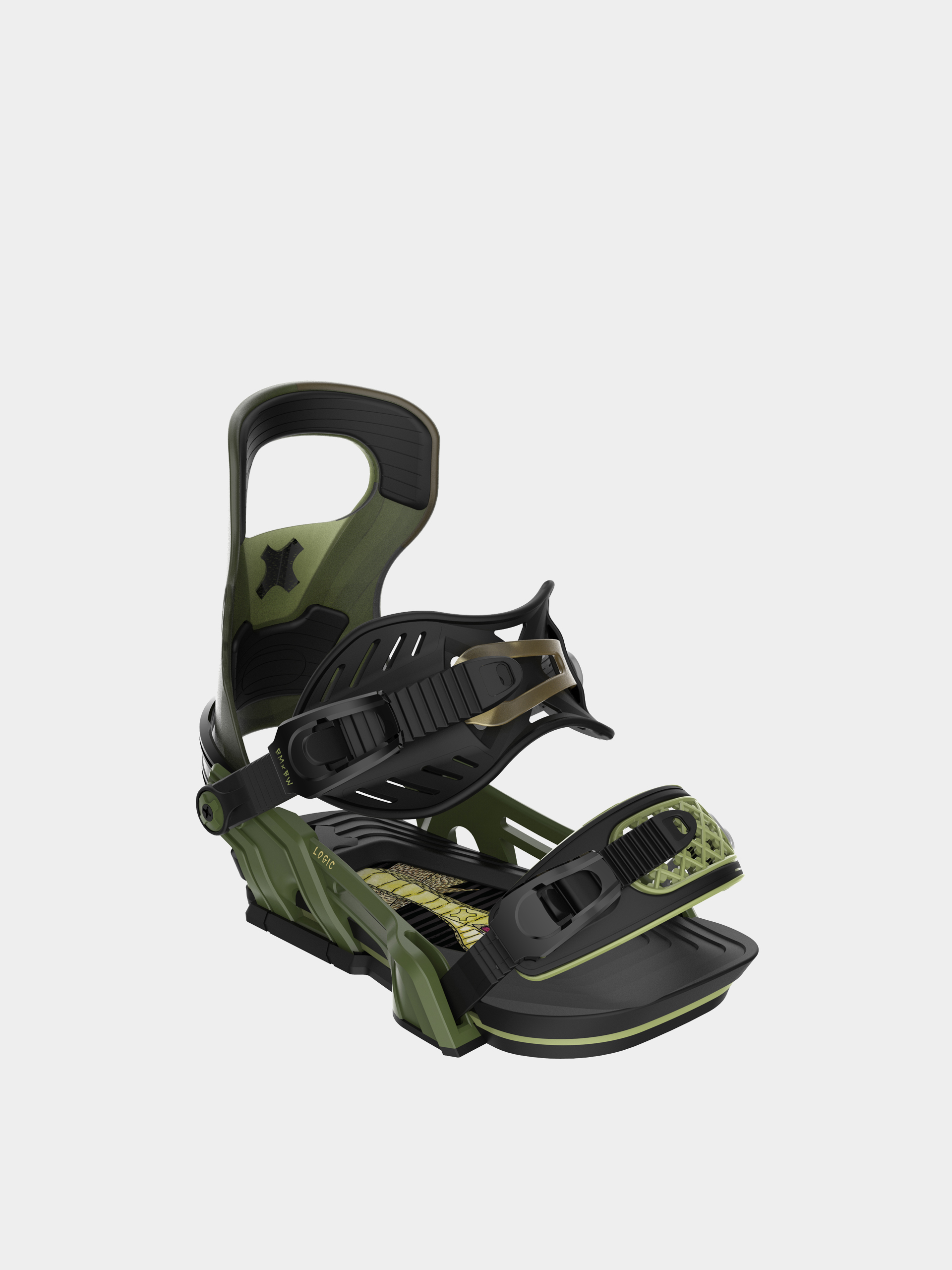 Bent Metal Snowboard bindings Logic - green (green)