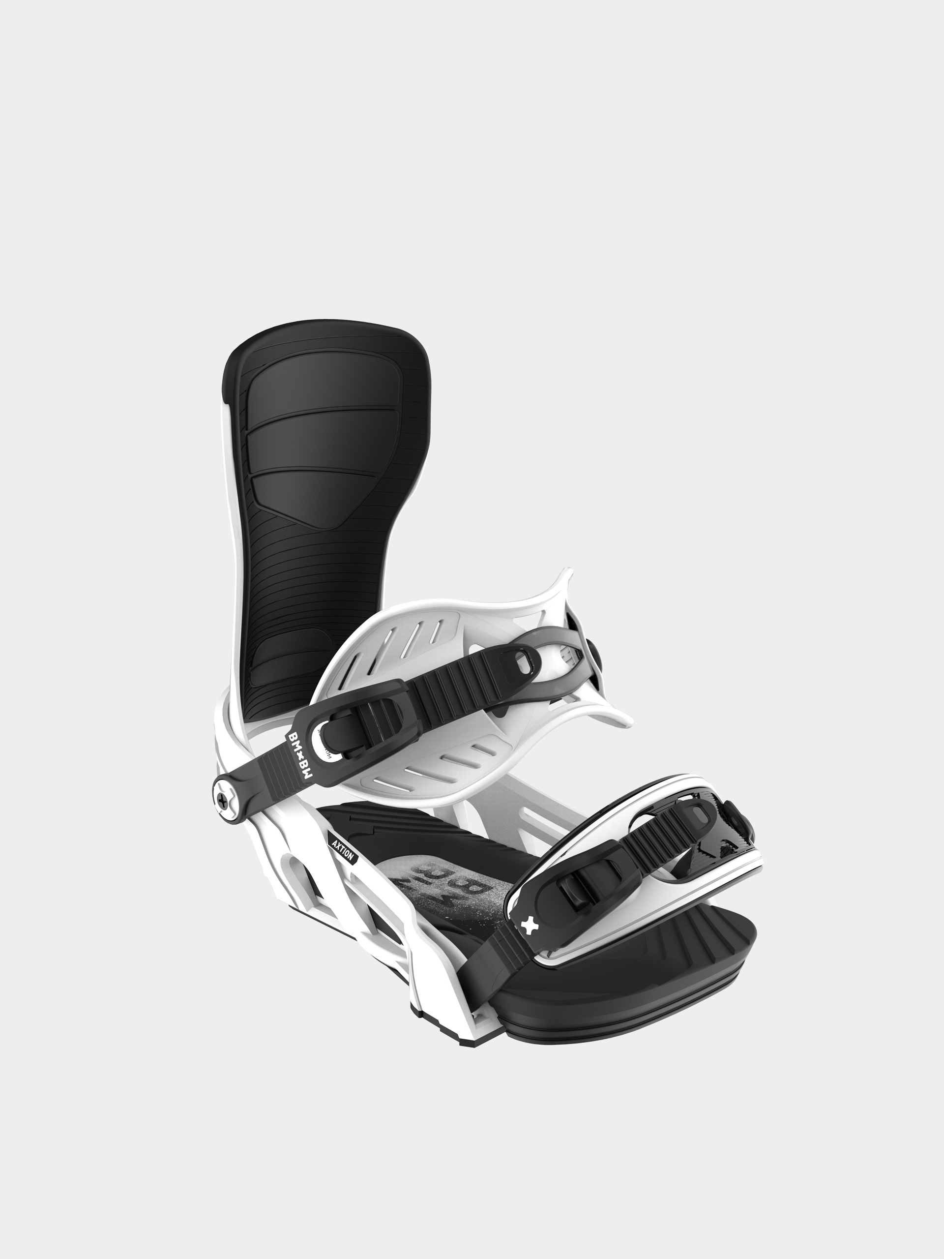 Bent Metal Snowboard bindings Axtion - white (white)