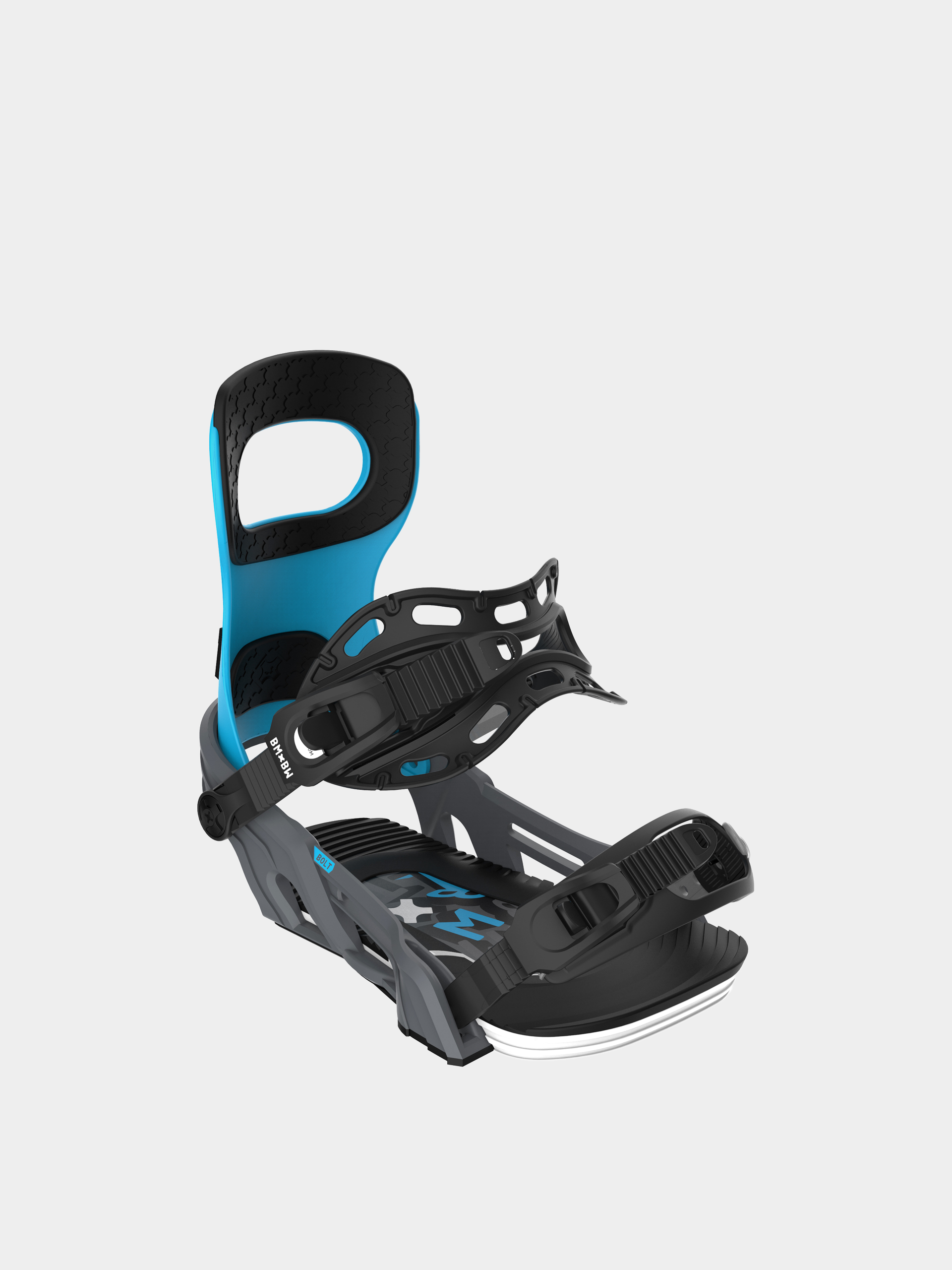 Bent Metal Snowboard bindings Bolt - blue, black (grey/blue)