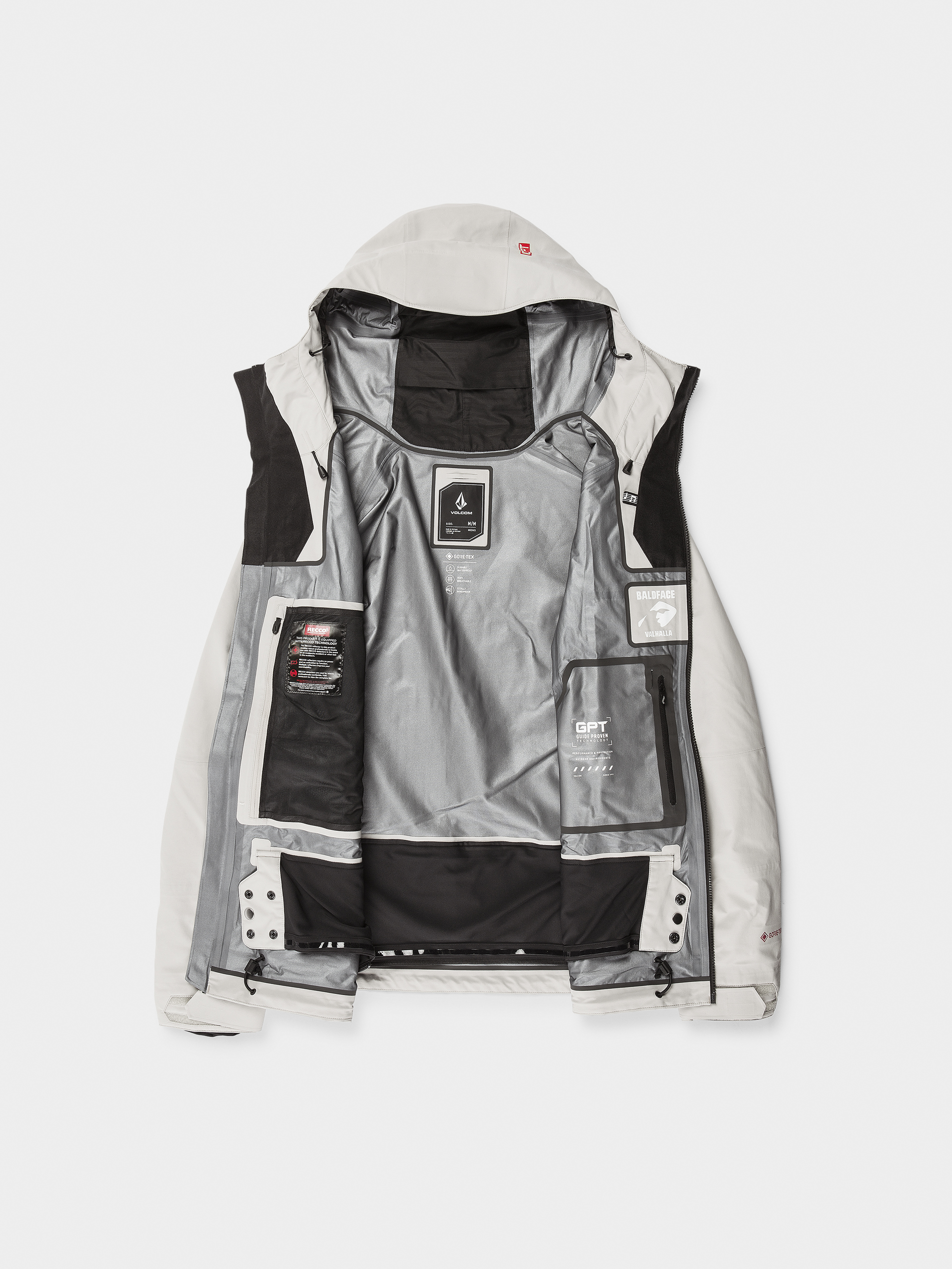 Volcom Snowboard jacket Guide Gore Tex - white (stone)
