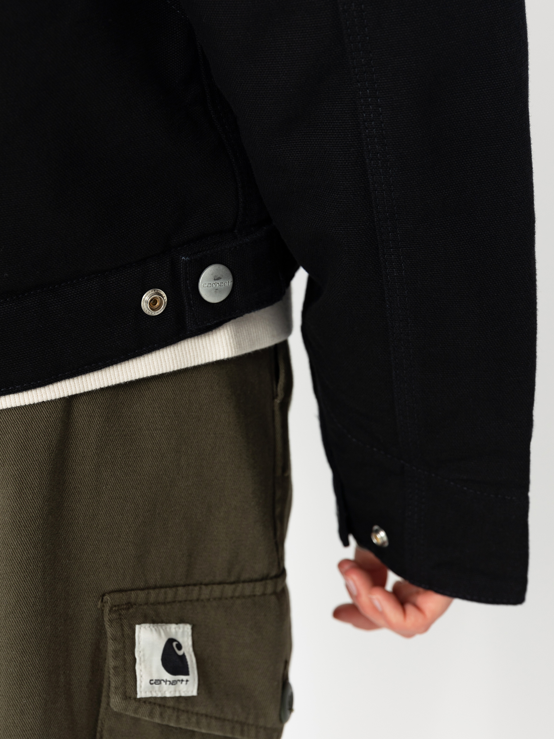 Carhartt WIP OG Detroit Wmn Jacket - black (black/black) Carhartt WIP OG Detroit Wmn Jacket - black (black/black)