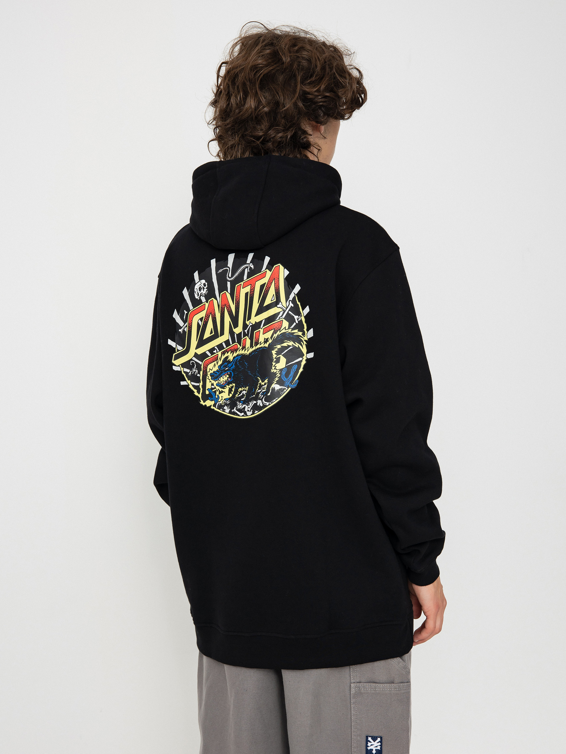 Santa Cruz Kendall Wolf Dot Sweatshirt - black (black)
