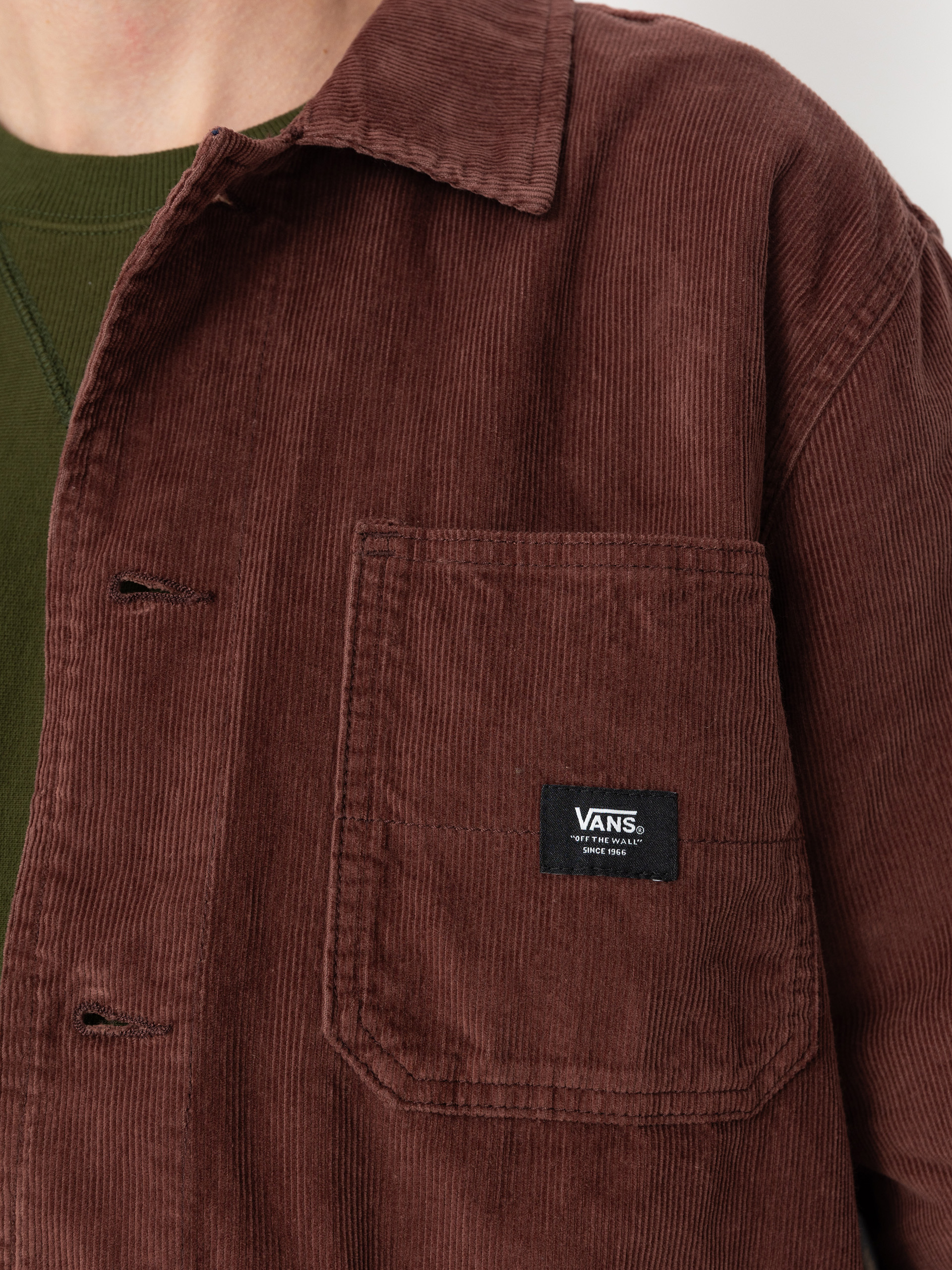 Vans Drill Chore Coat Corduroy II Jacket - brown (bitter chocolate)