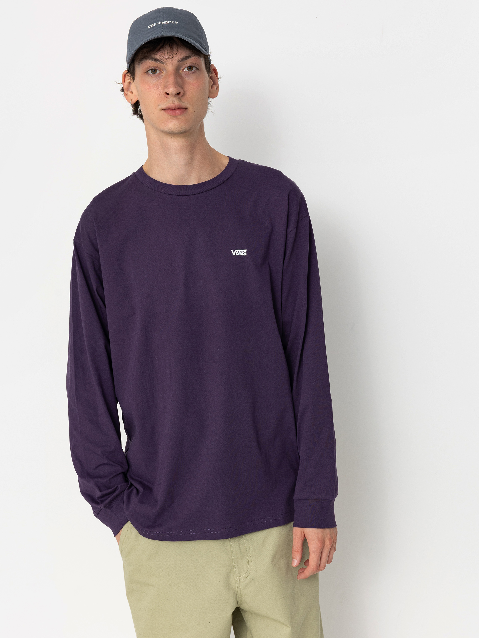 Vans Left Chest Hit Longsleeve - violet (gothic grape)
