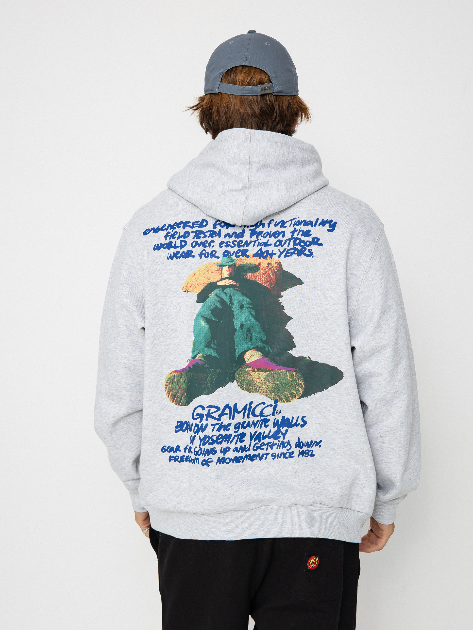 Gramicci Hoodie Napping Climber HD - grey (grey heather)