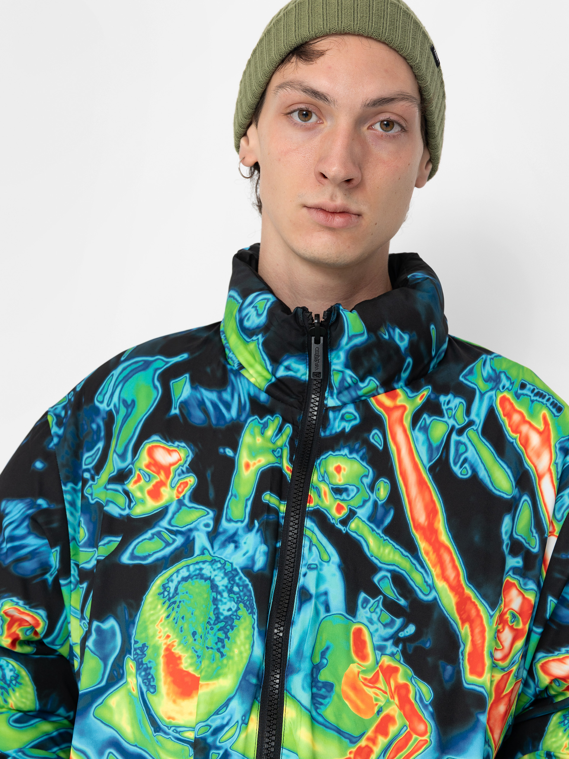 Wasted Paris Fusion Puffer Jacket - black, multicolor (black)