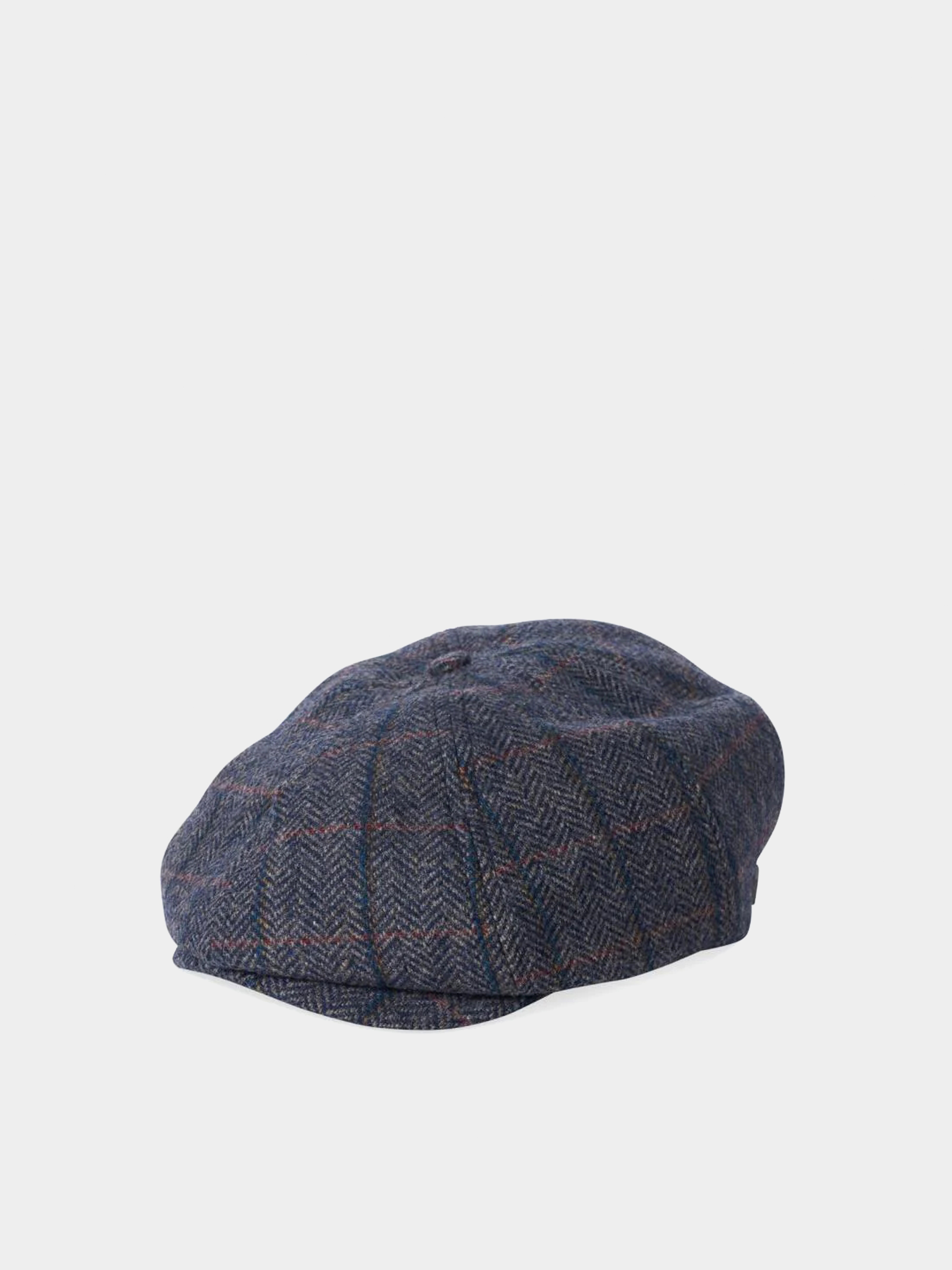 Brixton Brood Snap Cap Flat cap - grey (washed navy/beige)