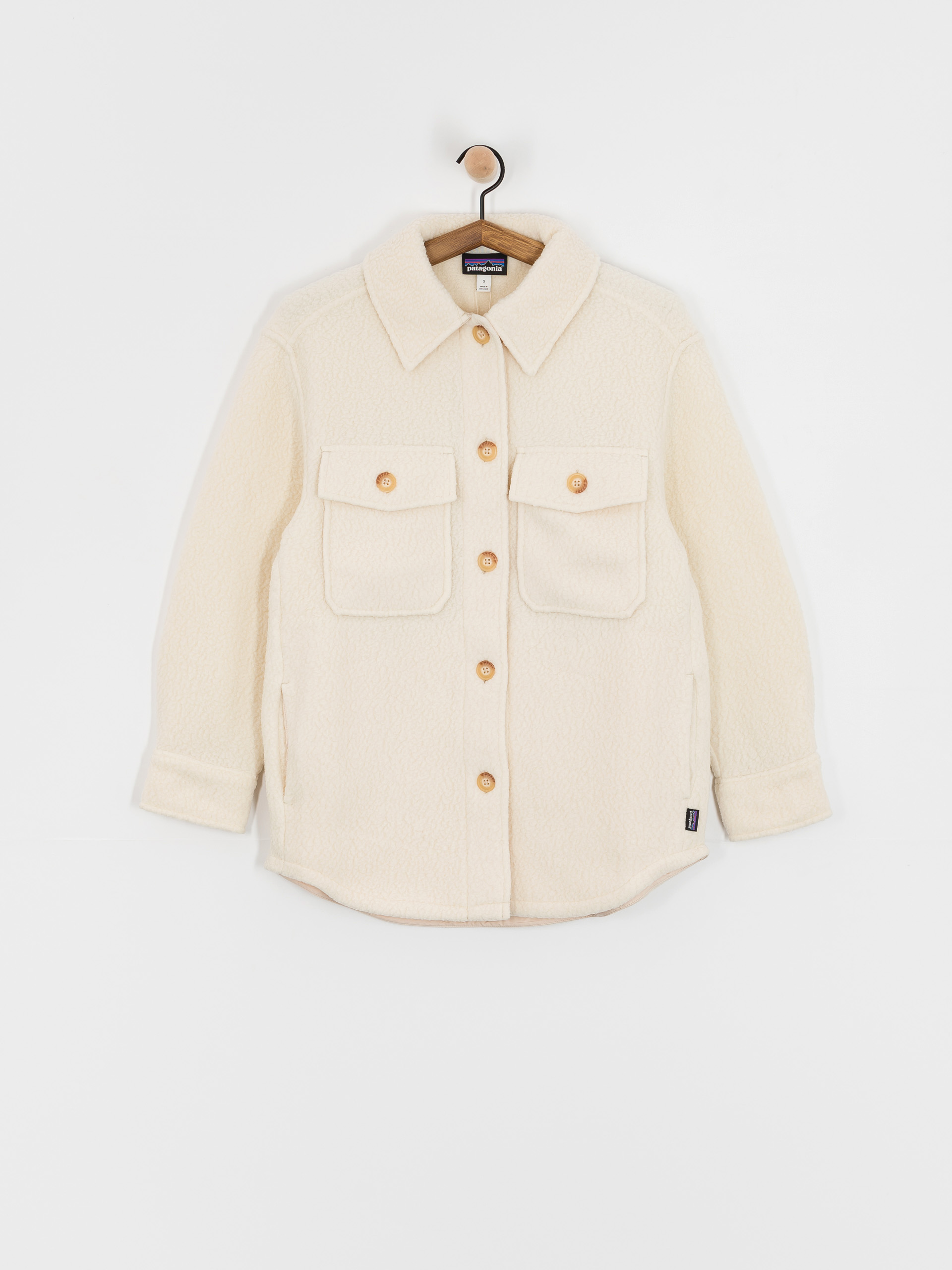 Patagonia Fleece Retro Pile Shacket Wmn - beige (natural)