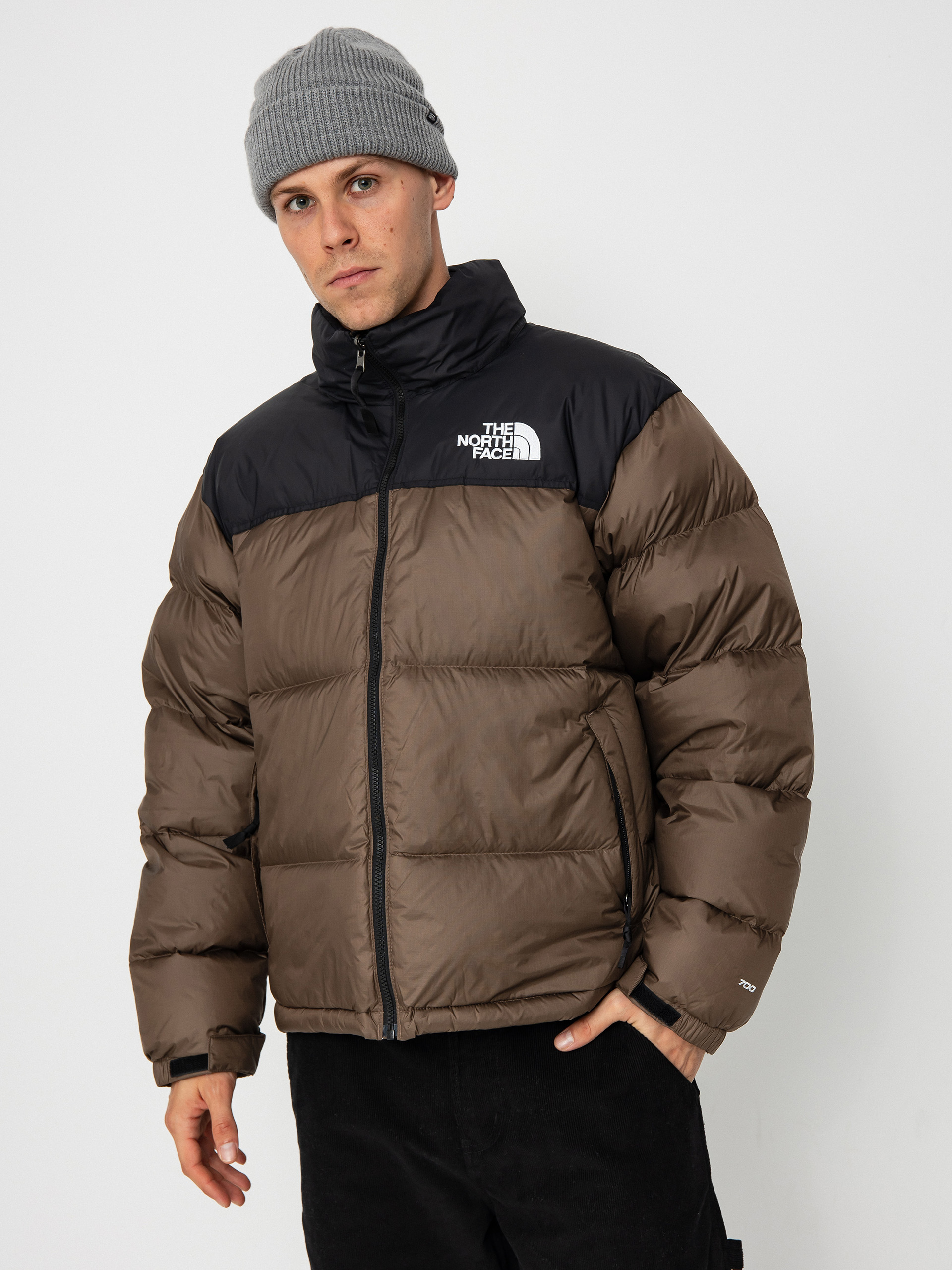 The North Face Jacket 1996 Retro Nuptse - brown (smokey brown/tnf black)
