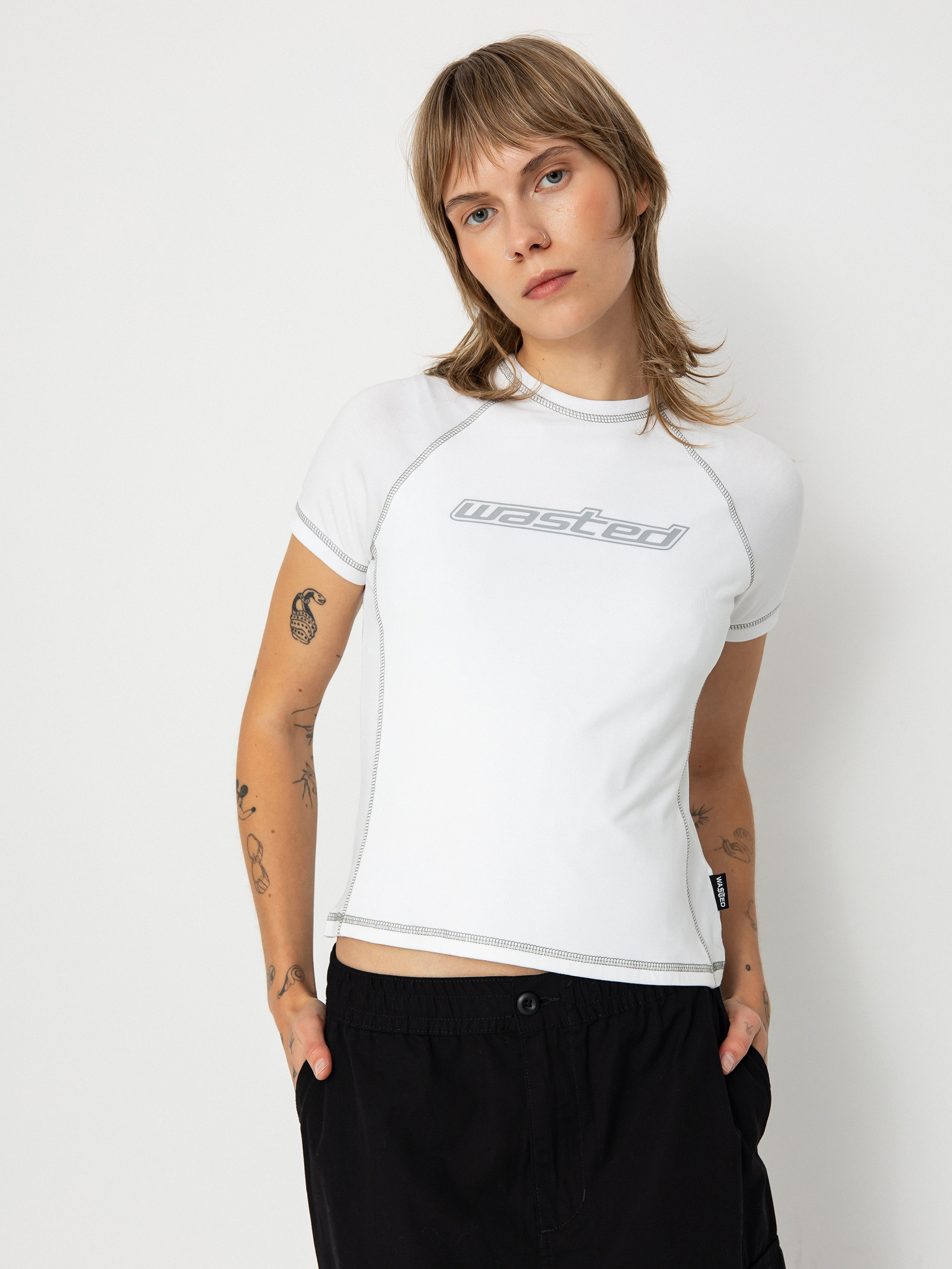 Wasted Paris Arena Wmn T-Shirt - white (white)