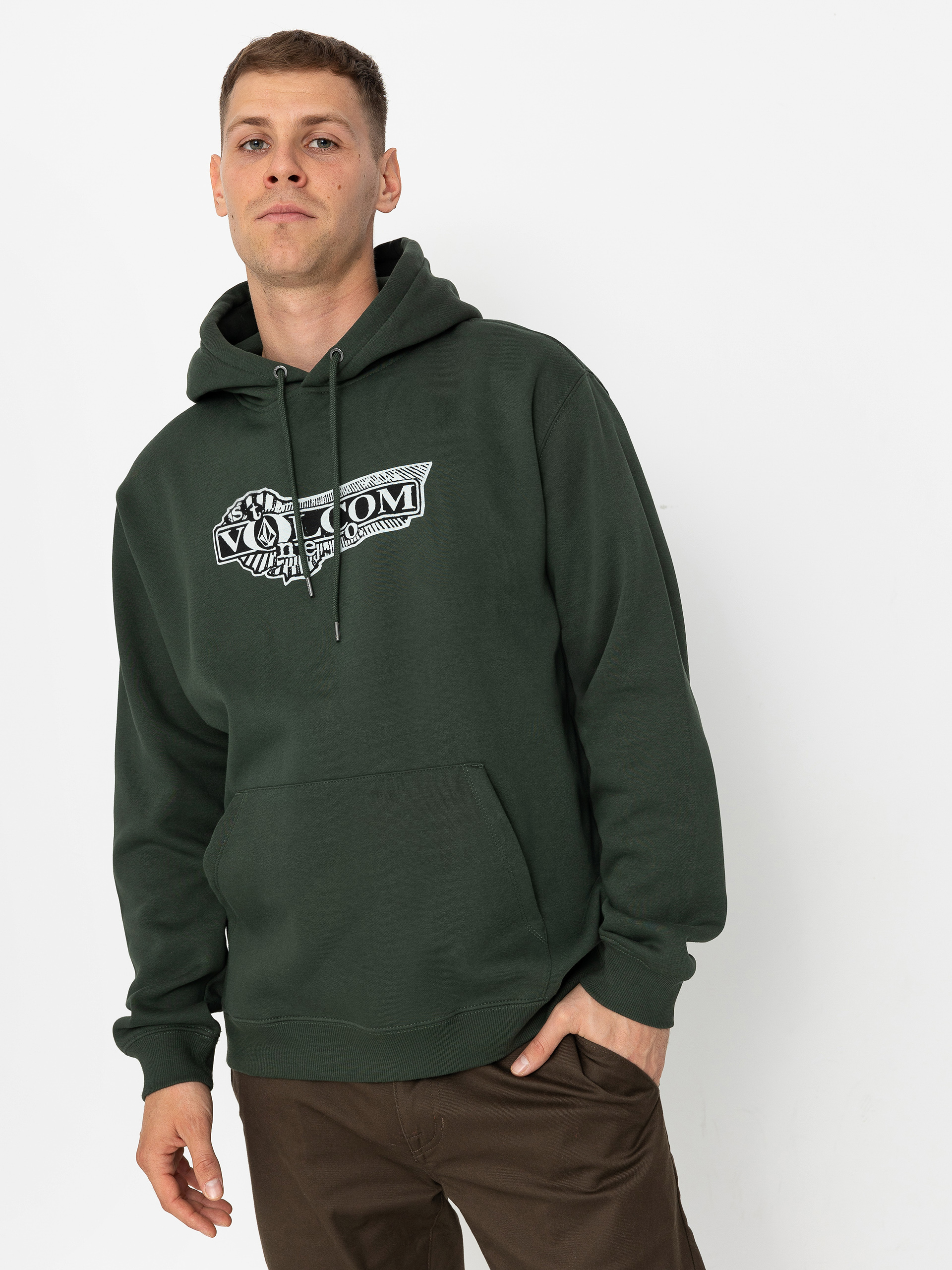 Volcom Volstoned HD Hoodie - green (dark forest)