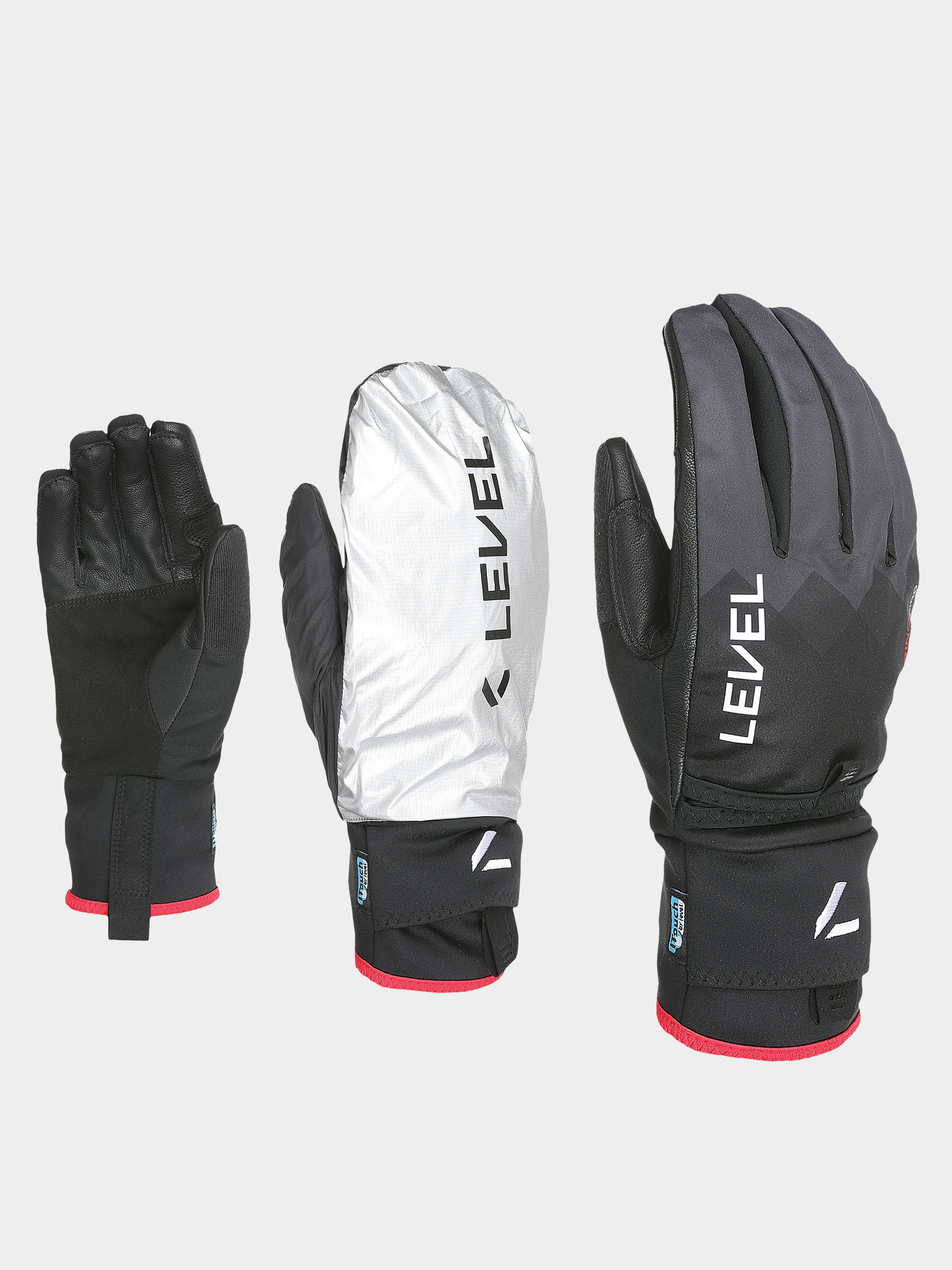 Level Ski Alper Light Gloves - black (black)