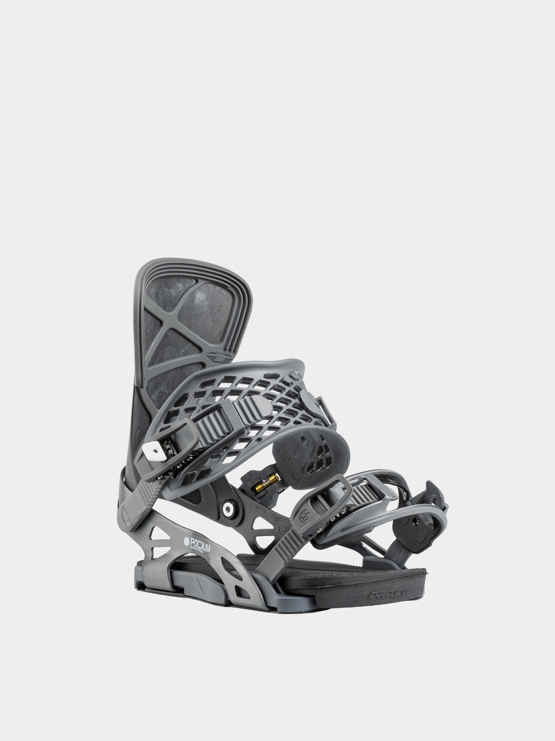 Drake Snowboard bindings Podium - grey (anthracite)