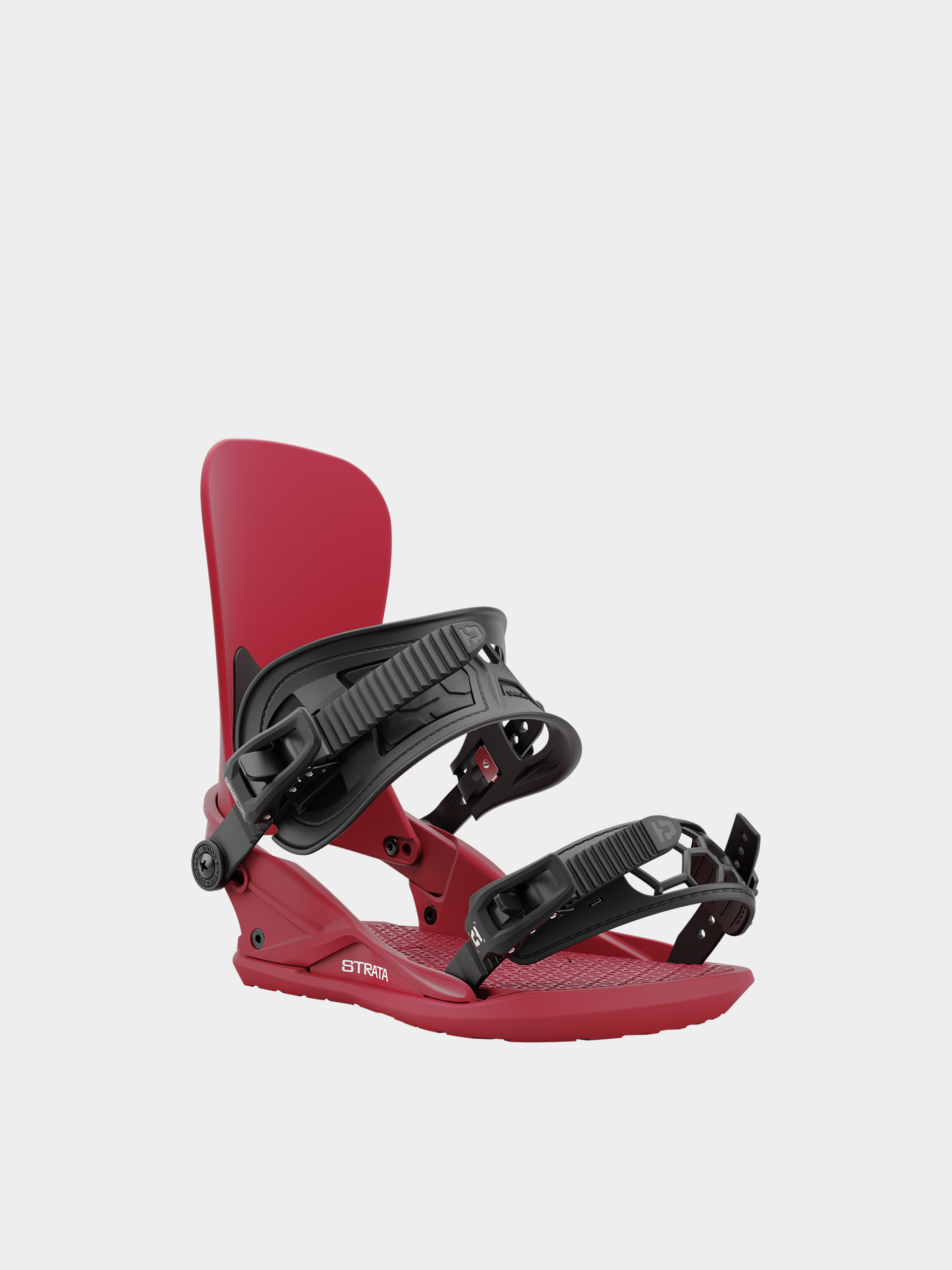 Union Snowboard bindings Strata - red (burgundy)