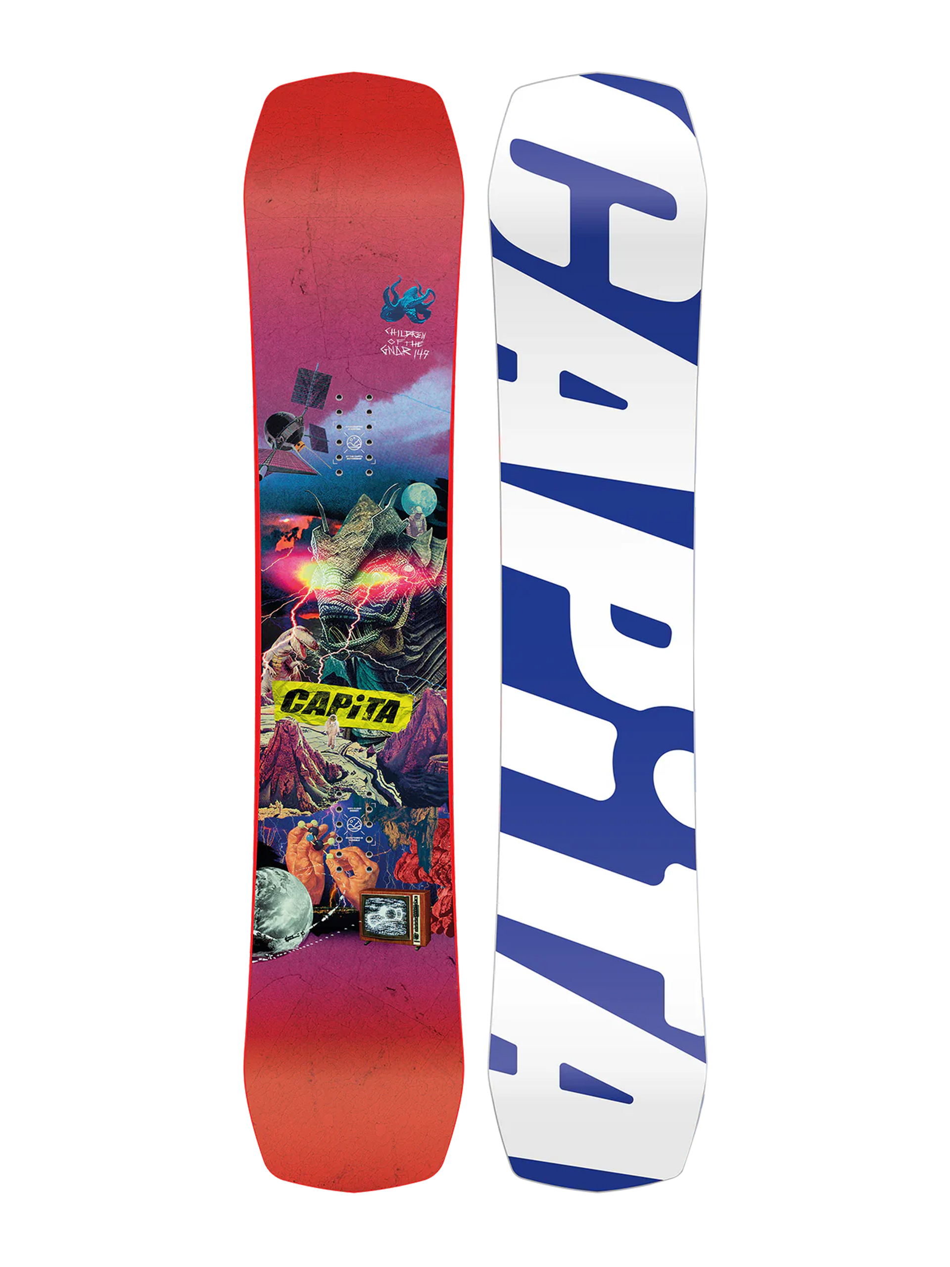 Capita Snowboard Children Of The Gnar JR - red, navy blue, multicolor ...