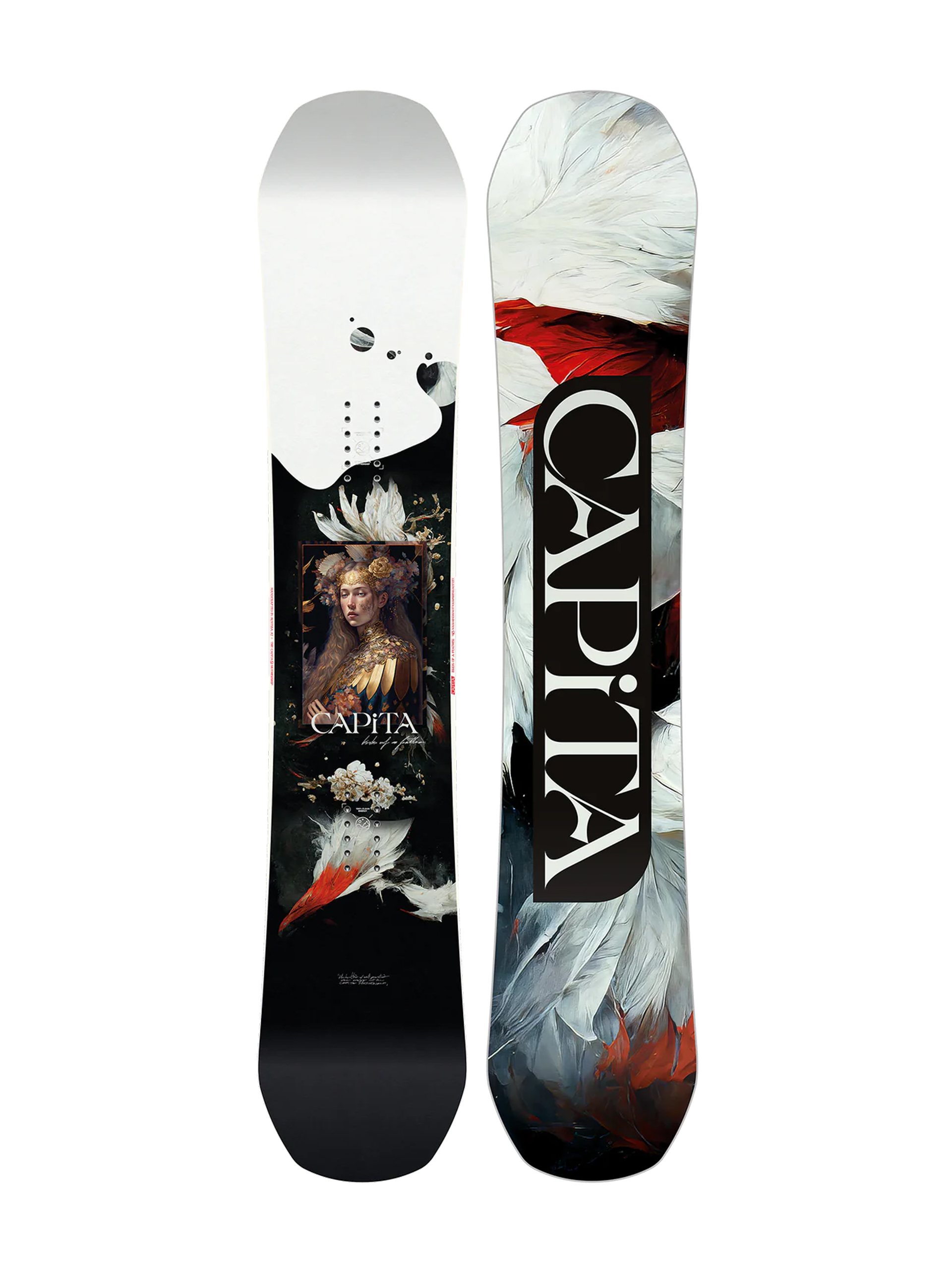 Capita Snowboard Birds Of A Feather Wmn - white, black, multicolor ...