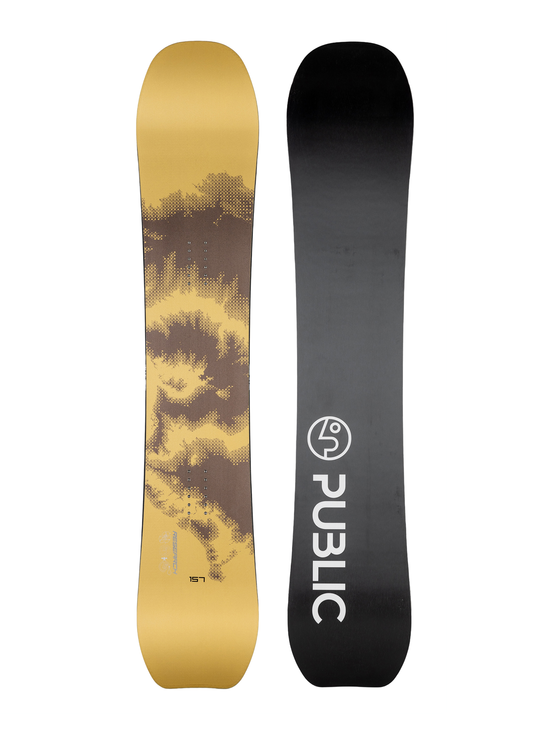 Public Snowboard Research - golden (gold)