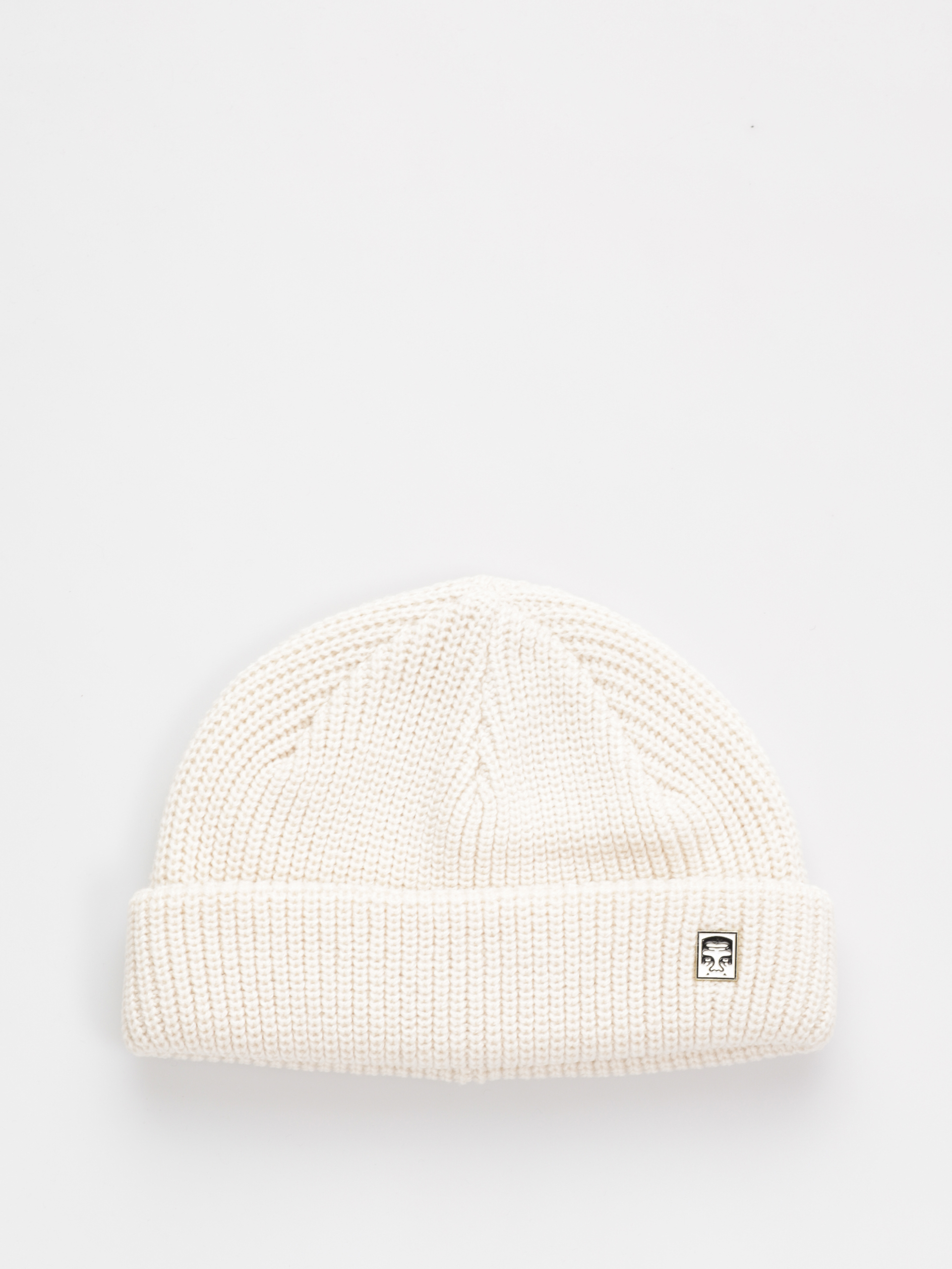 OBEY Micro Beanie - white (blanc de blanc)