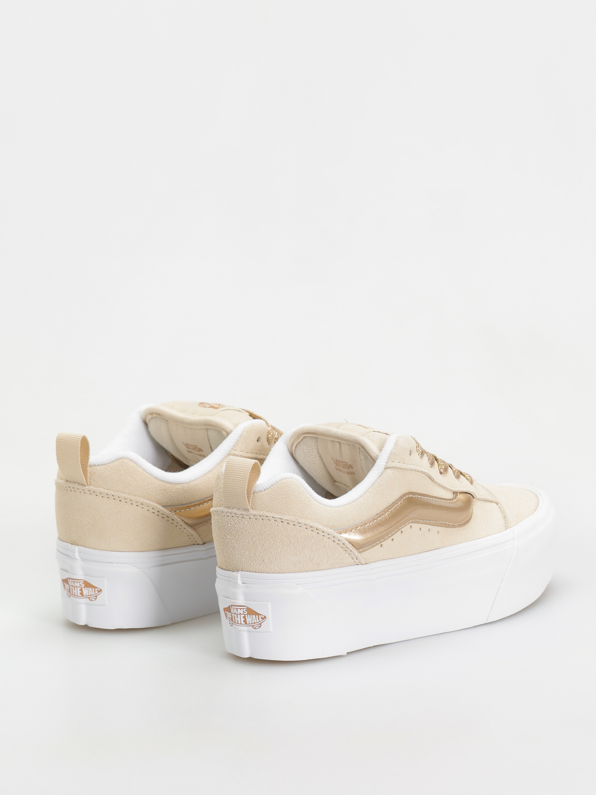Vans Knu Stack Shoes - beige (high shine gold)