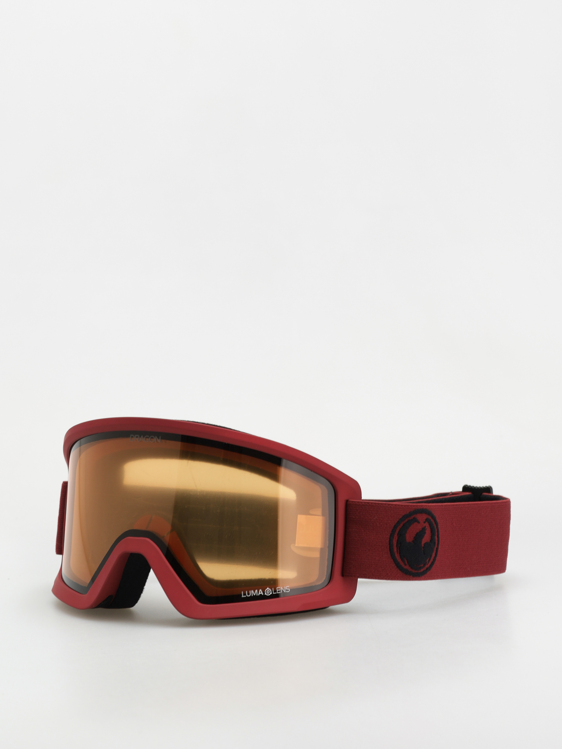Dragon DX3 L OTG Goggles - burgundy (cordovan/lumalens amber)